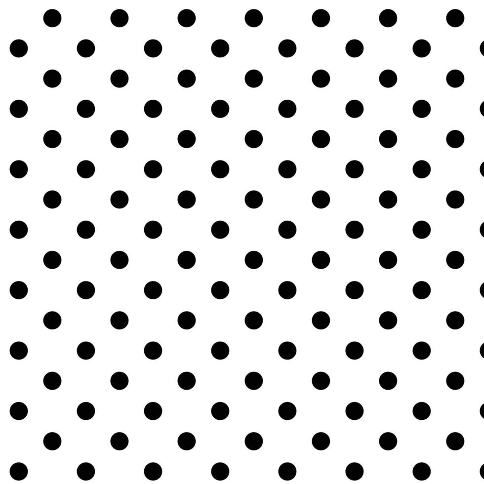Abstract Seamless Black Polka Dot Pattern Texture Perfect For Paper Cloths 22906224 Vector