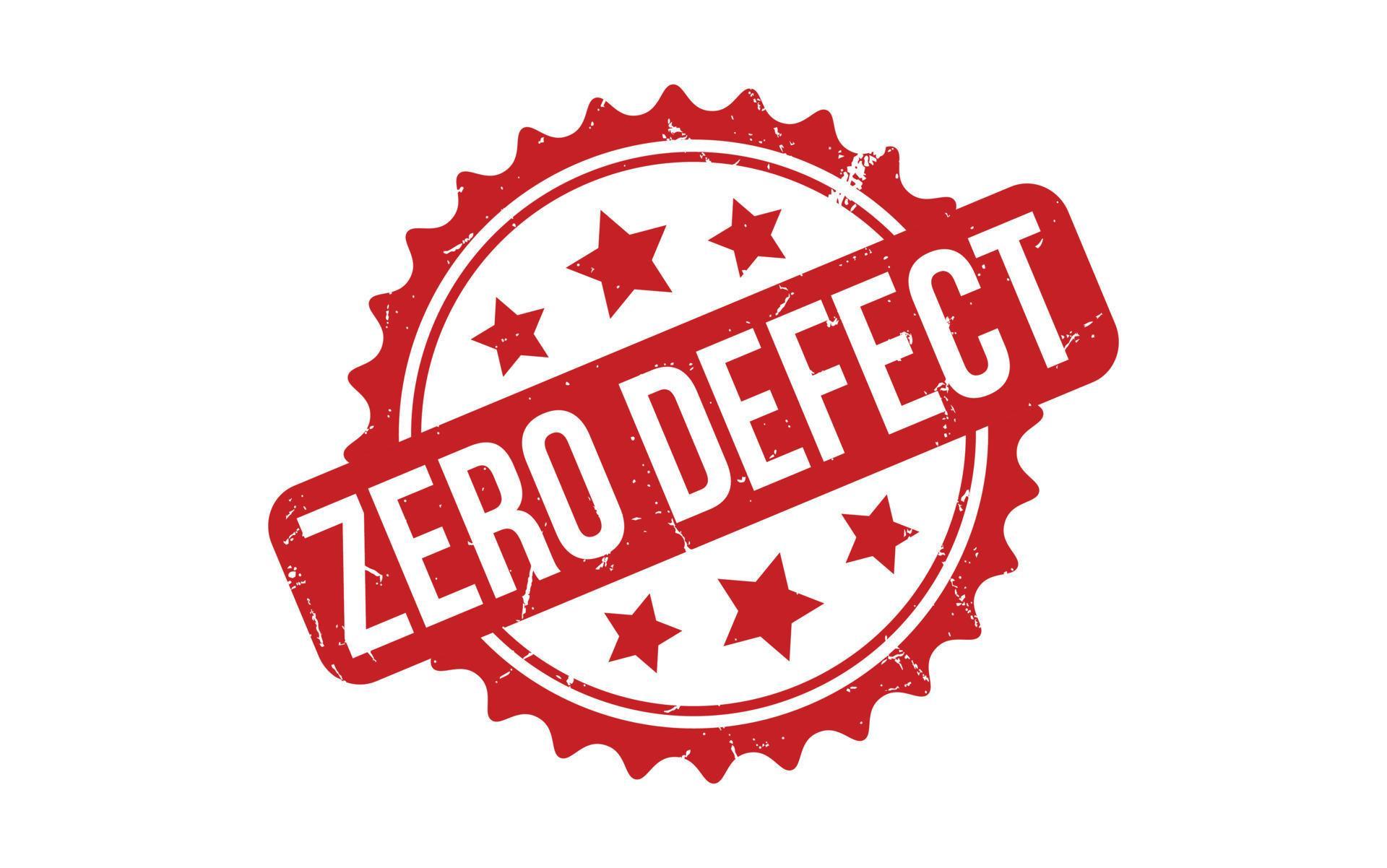 Zero Defect Rubber Stamp Seal Vector 22907656 Vector Art at Vecteezy