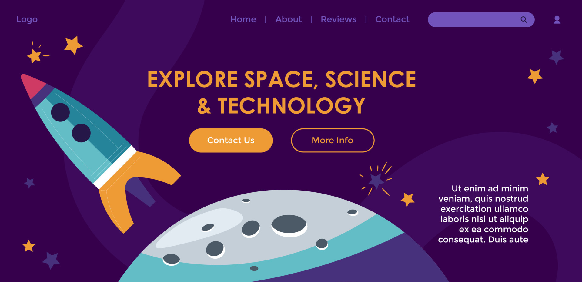 Explore space, science and technology with course 22907754 Vector Art ...