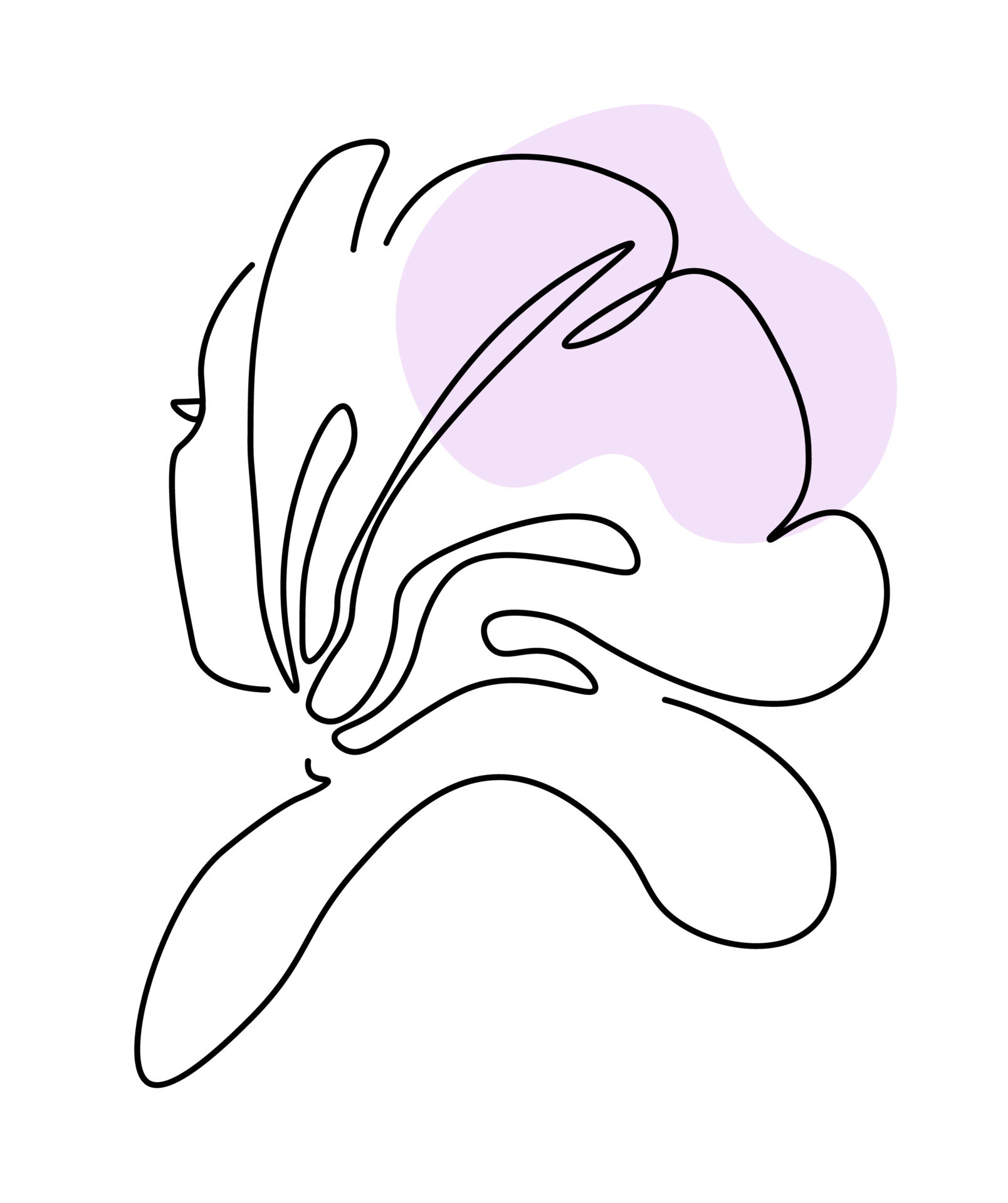 Woman Wearing Hijab Portrait Of Back Of Head 22907934 Vector Art At Vecteezy