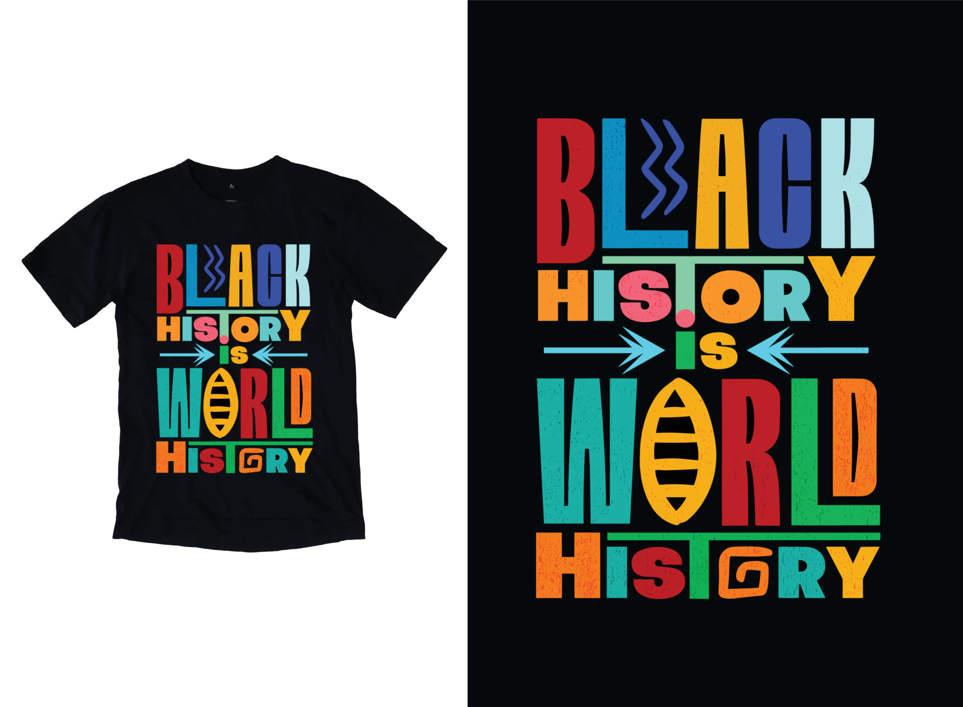 Black Shirt Typography Design Typography T Shirt Design 22909696 Vector Art At Vecteezy