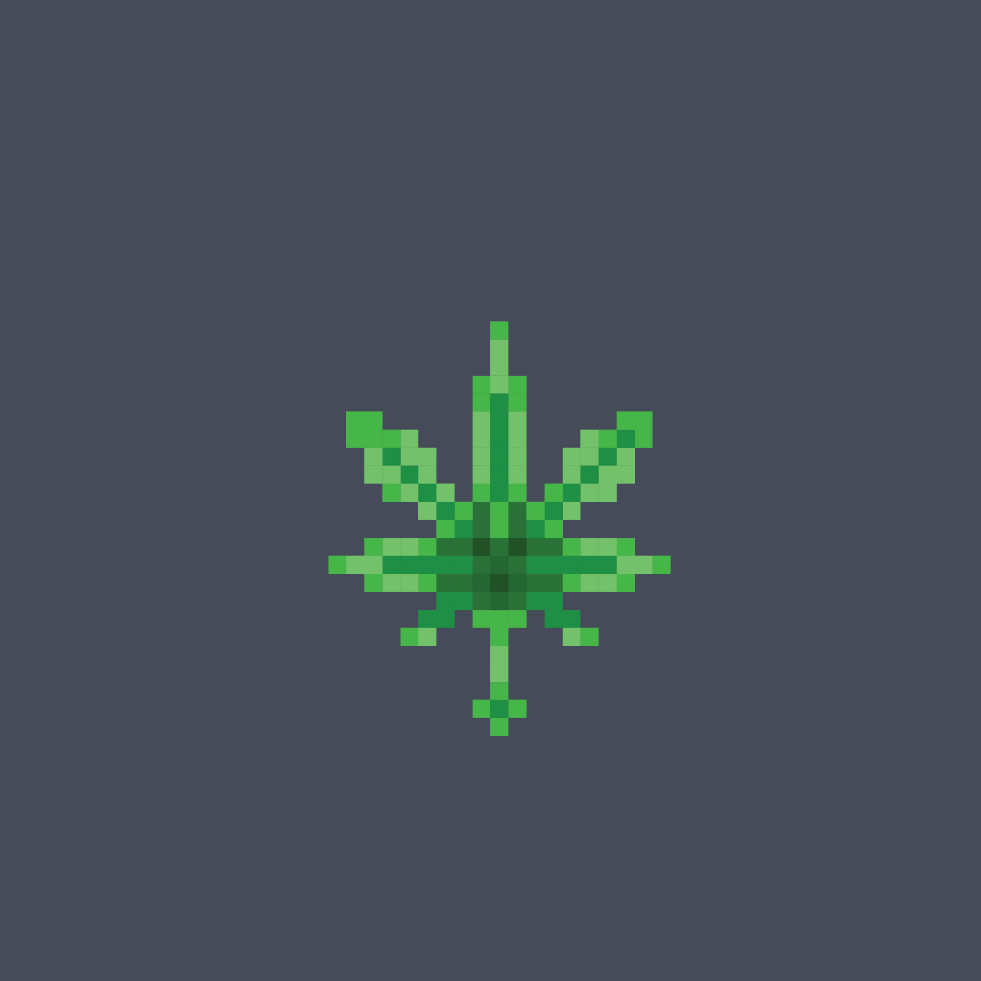 Cannabis Leaf In Pixel Art Style 22909897 Vector Art At Vecteezy