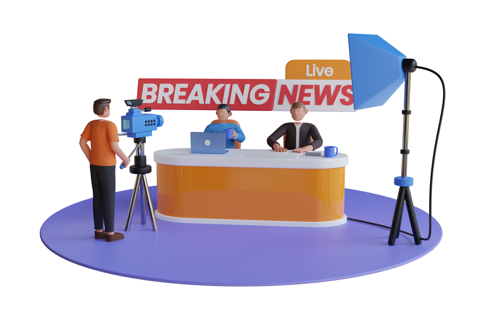 3D Live breaking news. Breaking news on tv, broadcasting journalist ... 3D Live breaking news. Breaking news on tv, broadcasting journalist ...
