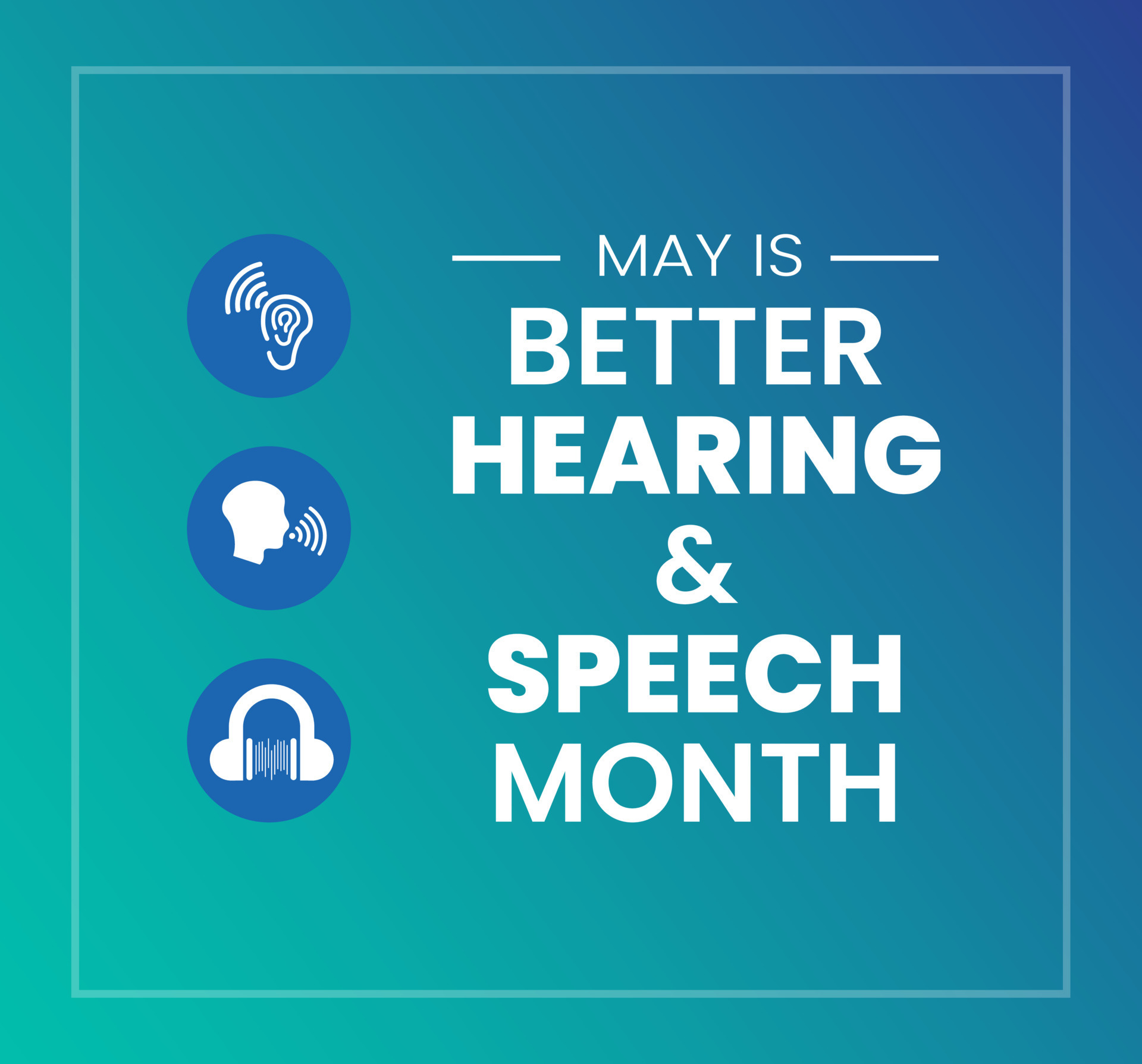 Better Speech and Hearing Month background or banner design template ... Better Speech and Hearing Month background or banner design template ...