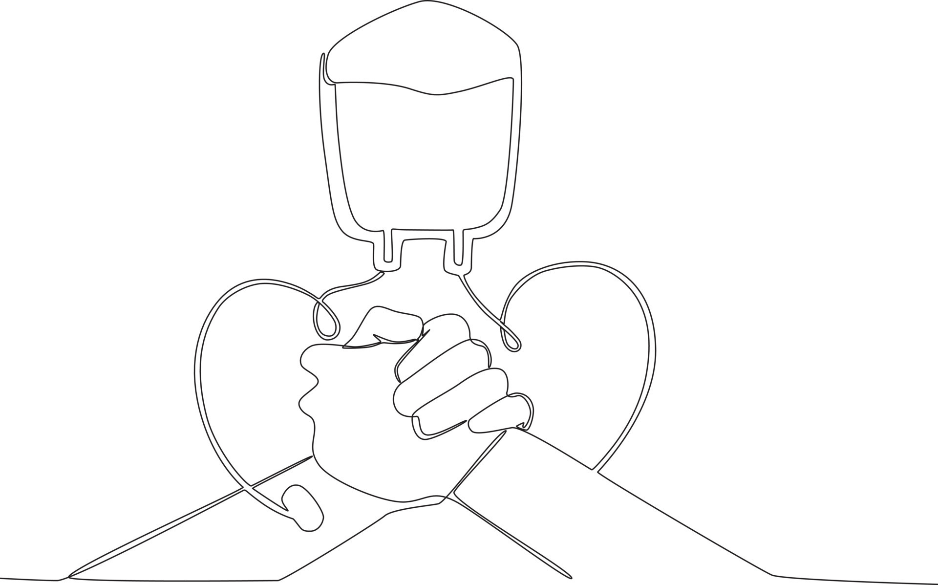 Two hands donate blood while shaking 22921170 Vector Art at Vecteezy Two hands donate blood while shaking 22921170 Vector Art at Vecteezy