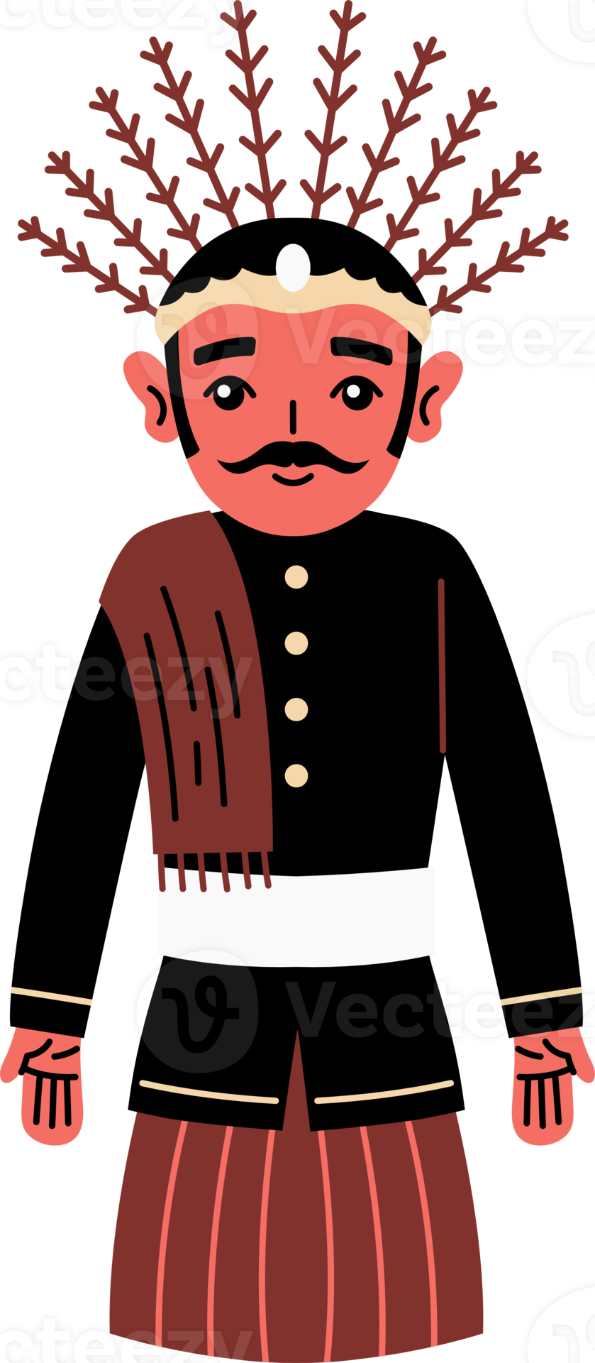 ondel ondel jakarta maskot illustration 22922367 PNG