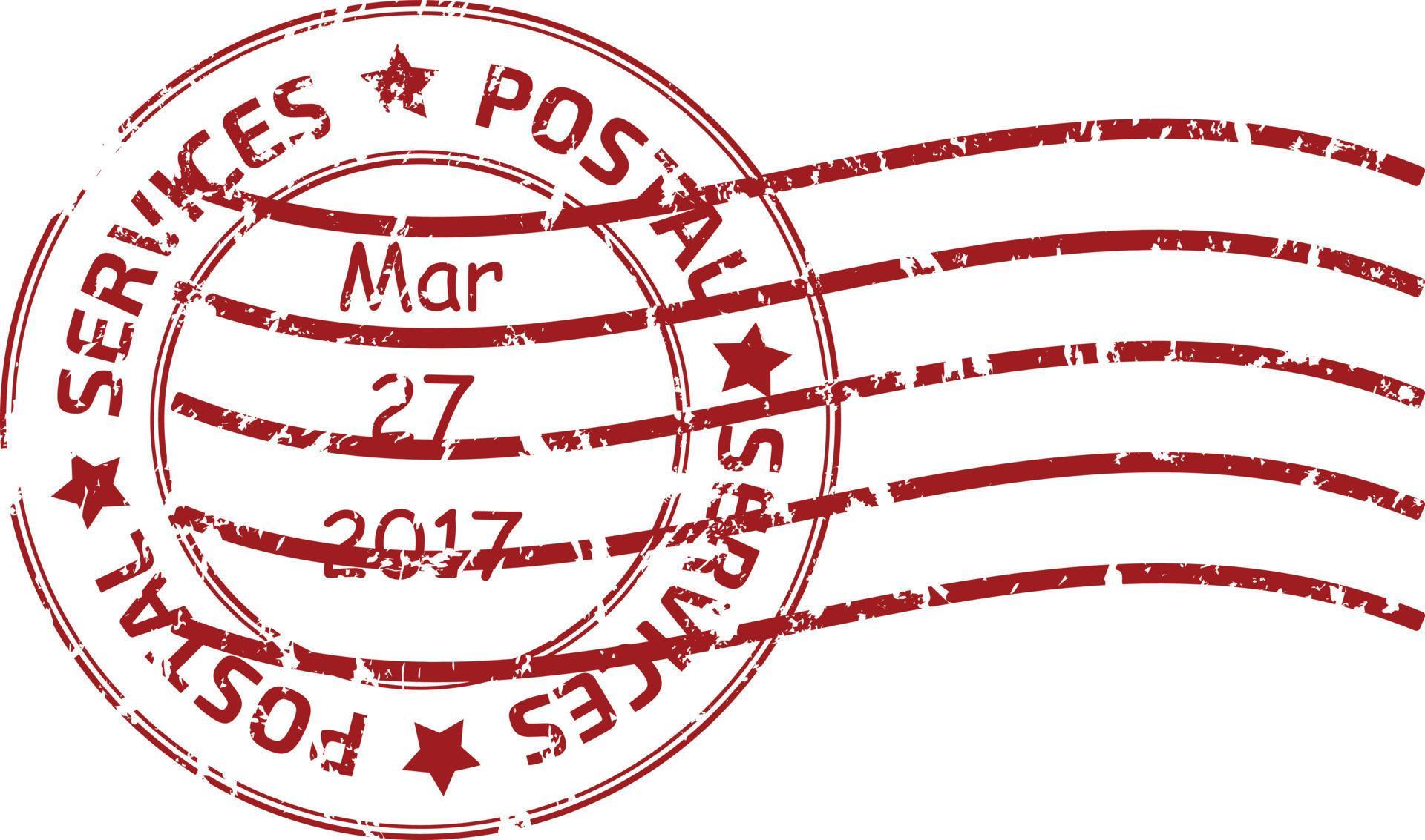 Vector Image Of A Postage Stamp Symbol 22922447 Vector Art at Vecteezy