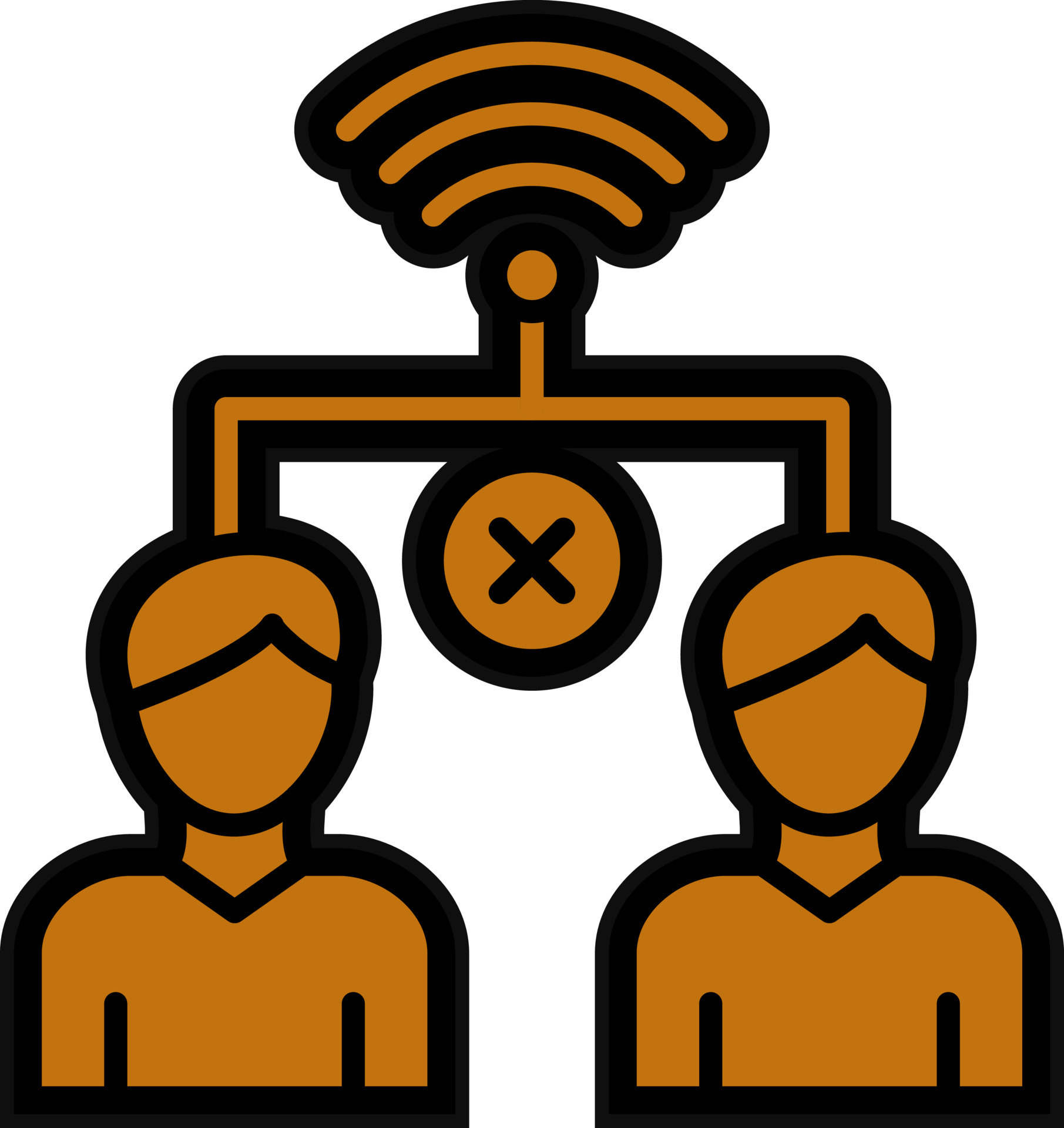 Connection Lost Vector Icon Design 22928684 Vector Art At Vecteezy