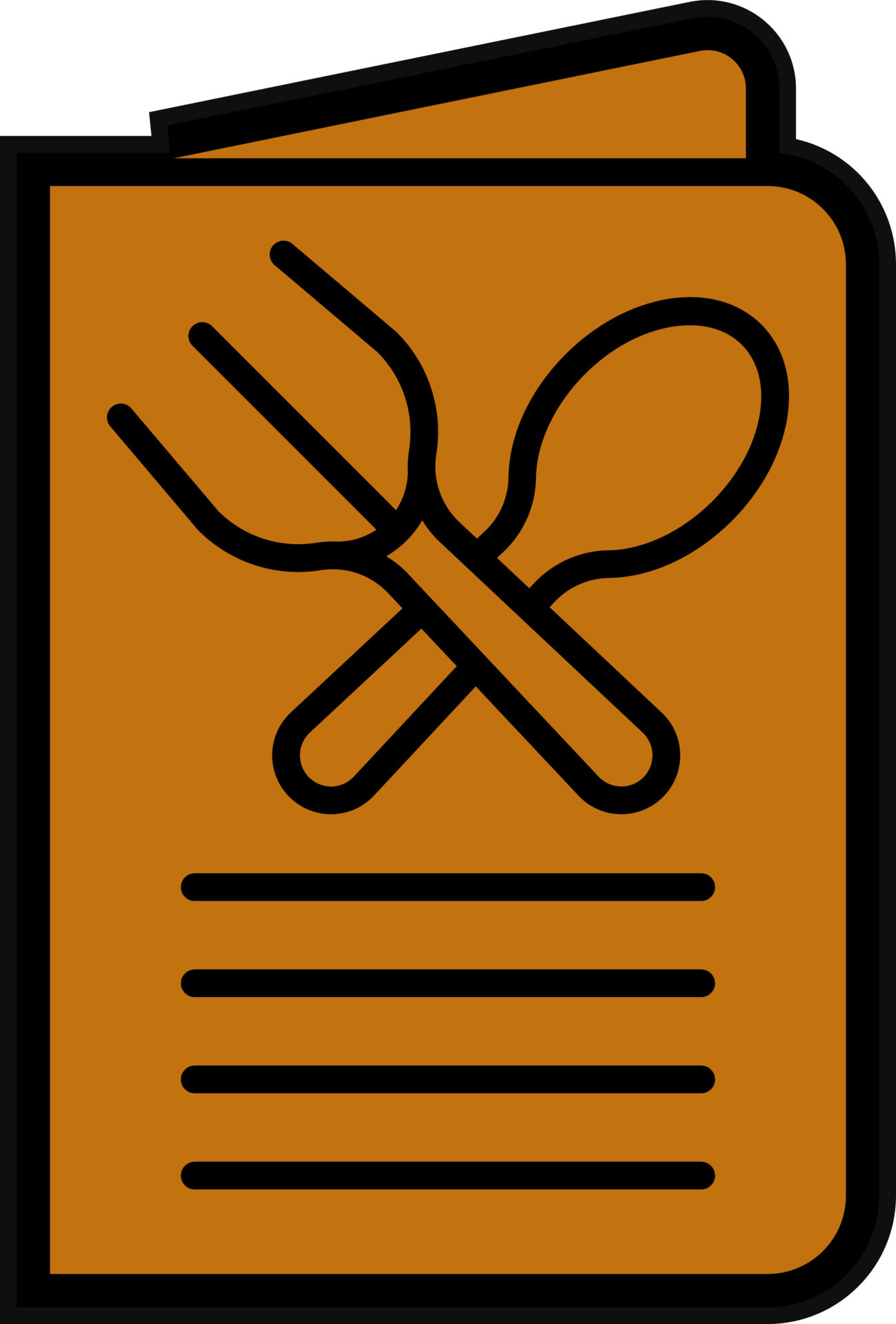 Menu Card Vector Icon Design 22931624 Vector Art At Vecteezy