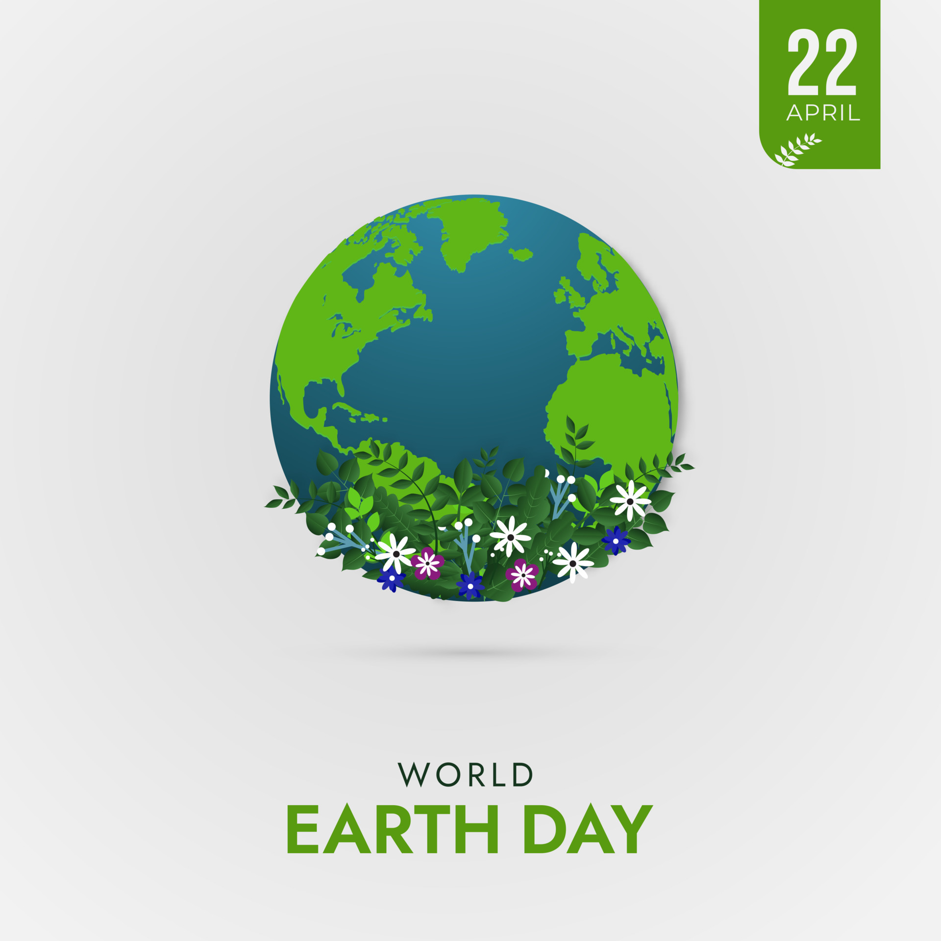 World Earth Day Social Media Post 22931933 Vector Art At Vecteezy
