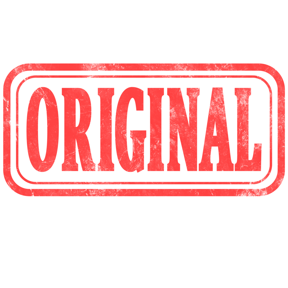Original Red Ink Stamp 22936016 PNG Original Red Ink Stamp 22936016 PNG