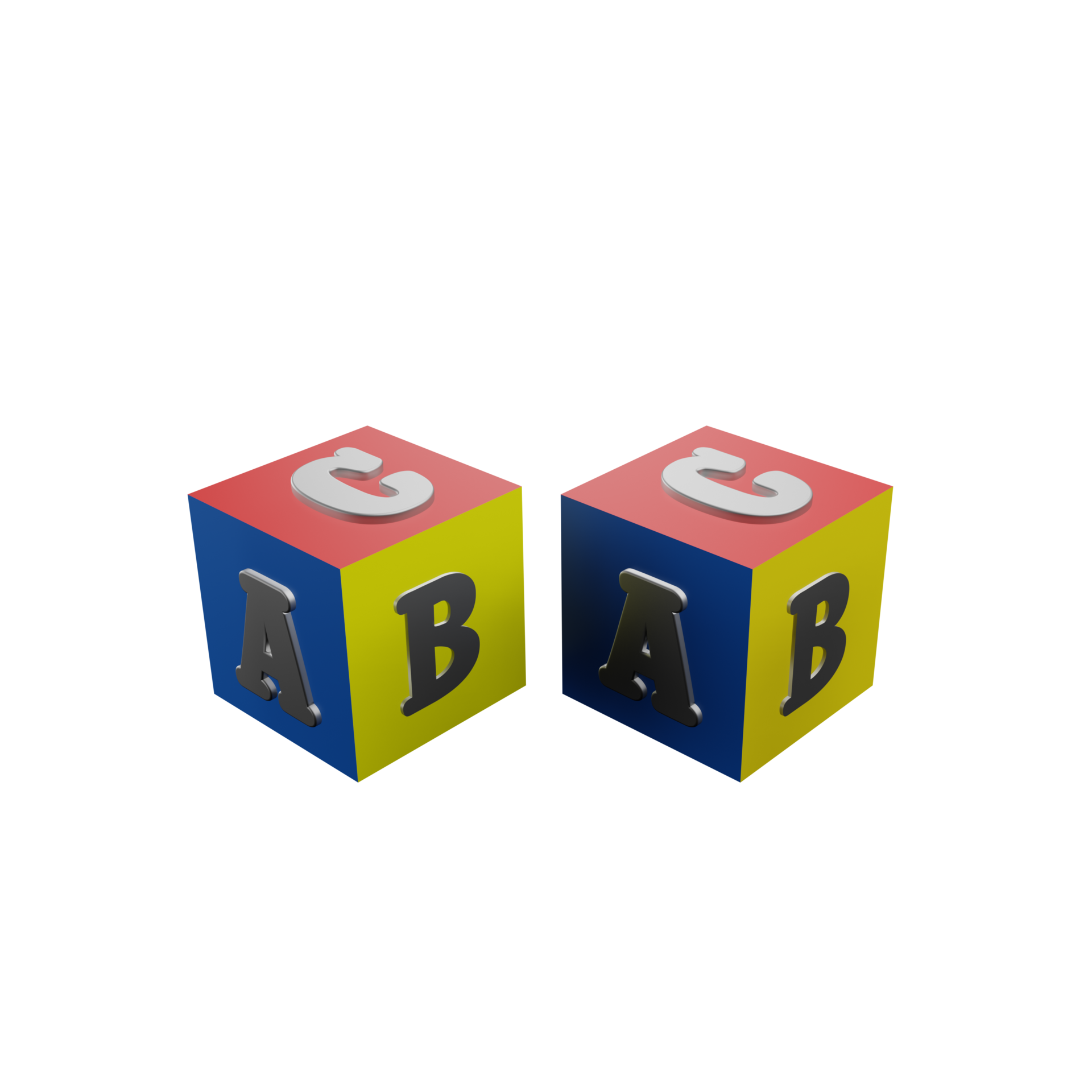 Abc Cubo 3d ícone 22936527 Png
