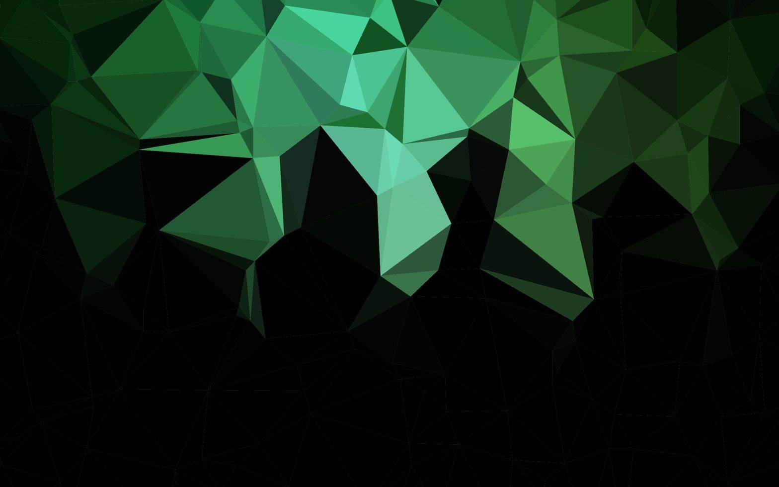 Dark Green Vector Shining Triangular Background 22937769 Vector Art At Vecteezy