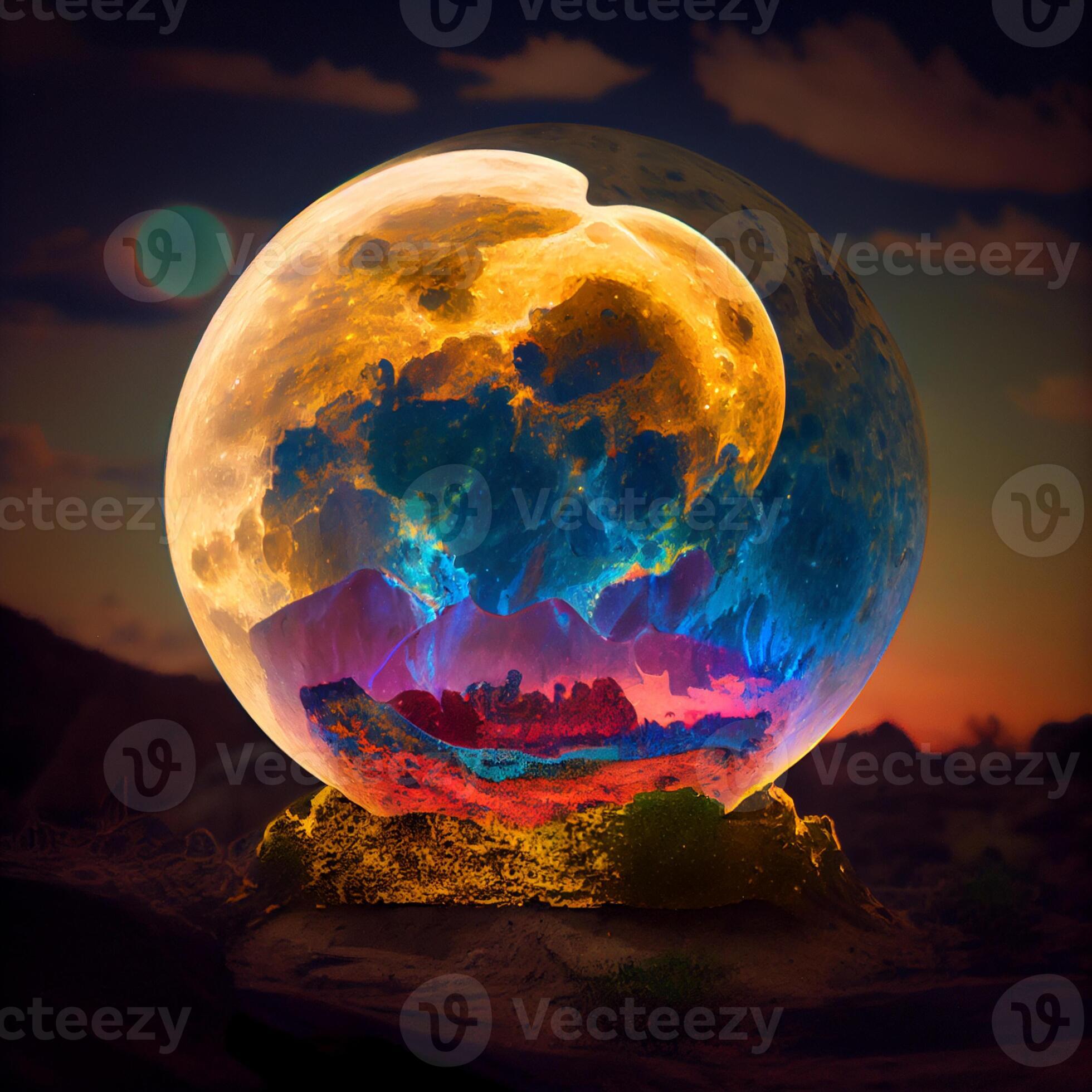 Metaphysical Moon. Generative Ai 22939076 Stock Photo at Vecteezy Metaphysical Moon. Generative Ai 22939076 Stock Photo at Vecteezy