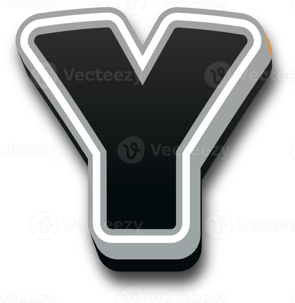 Black Bold Alphabet Letters 22941114 Png
