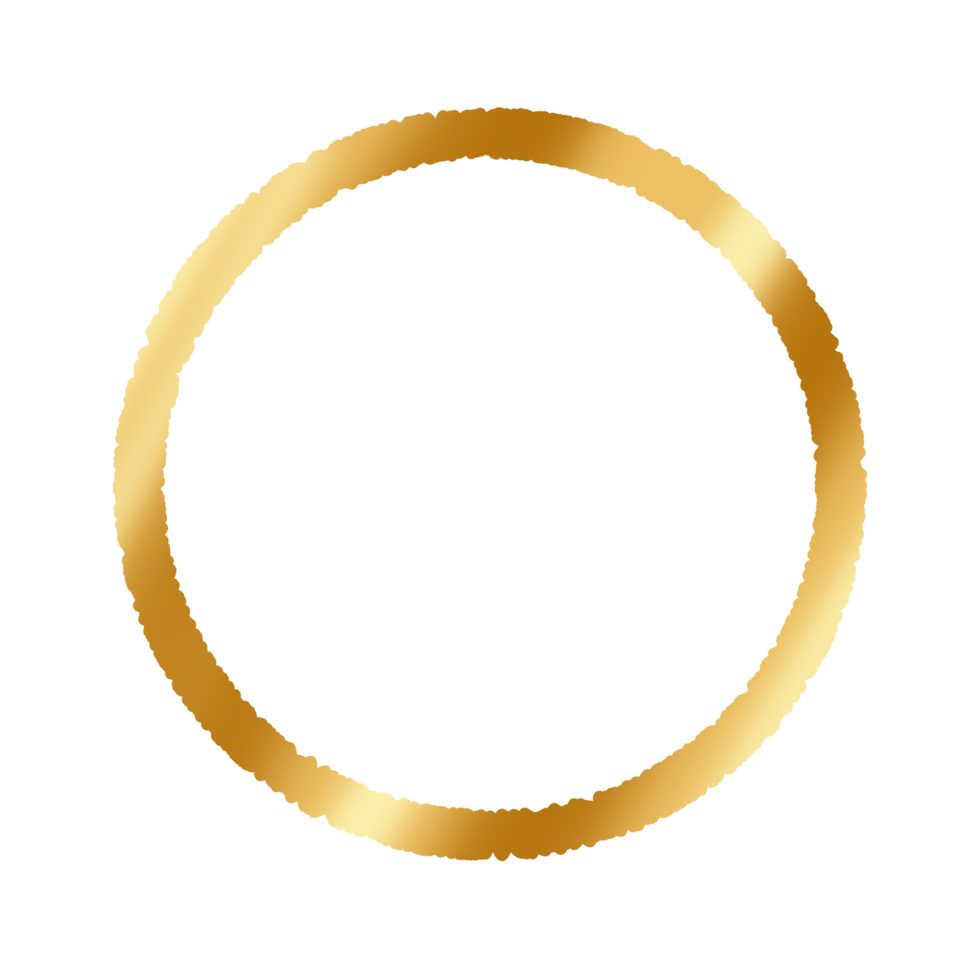 Circle Gold Border PNGs for Free Download