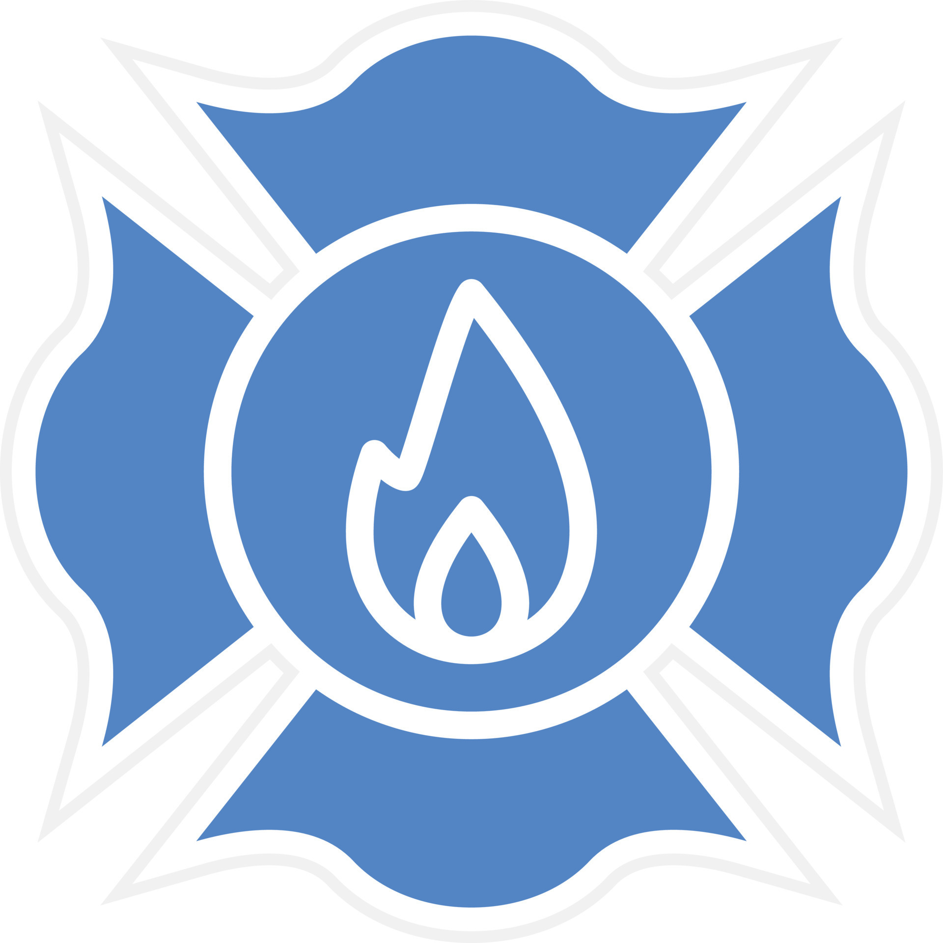 Firefighter Badge Vector Icon Design 22944369 Vector Art at Vecteezy