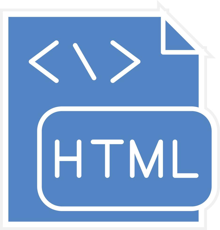 HTML File Vector Icon Design 22945481 Vector Art at Vecteezy