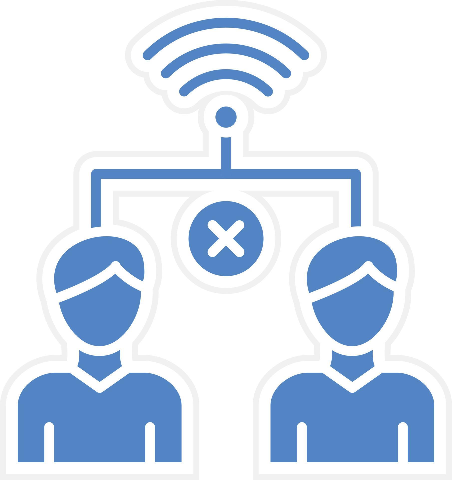 Connection Lost Vector Icon Design 22945982 Vector Art At Vecteezy