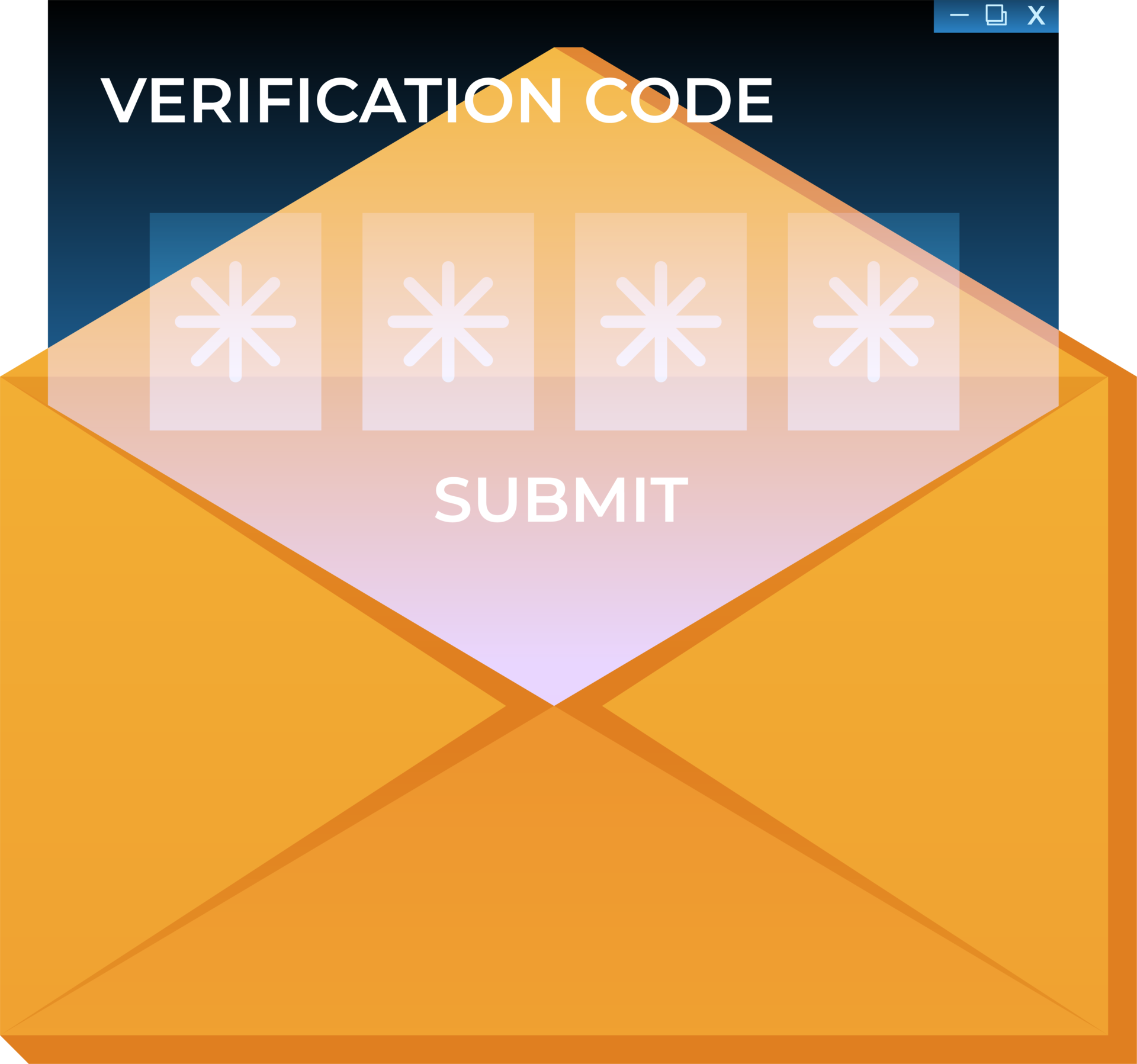 Digital Data Protection Design Element Icon Cyber Security
