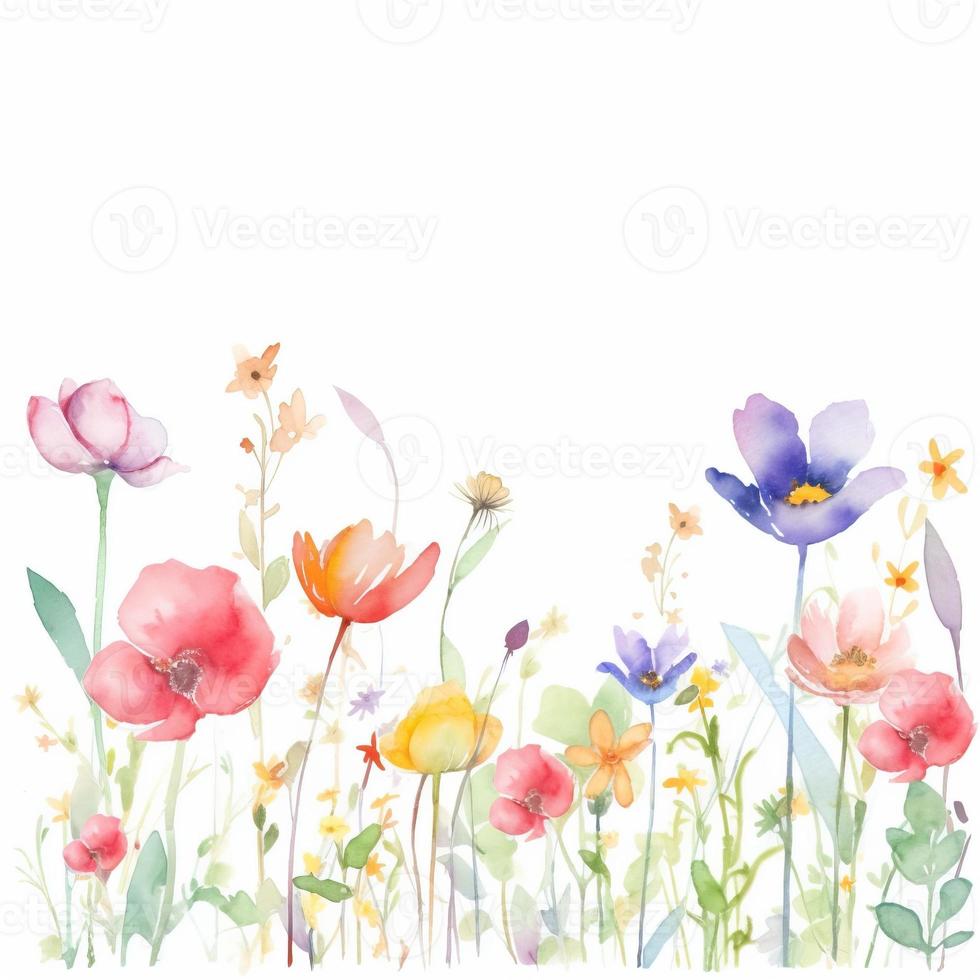 Watercolor spring flowers 22951741 Stock Photo at Vecteezy