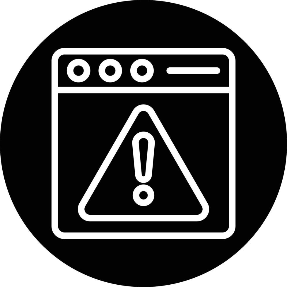 Web Warning Vector Icon Design 22953087 Vector Art At Vecteezy