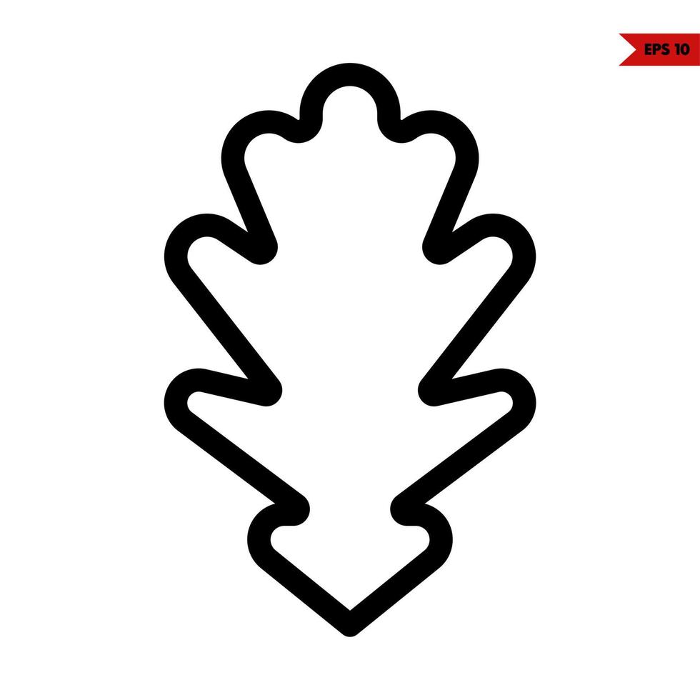 Leaf Line Icon 22957617 Vector Art At Vecteezy