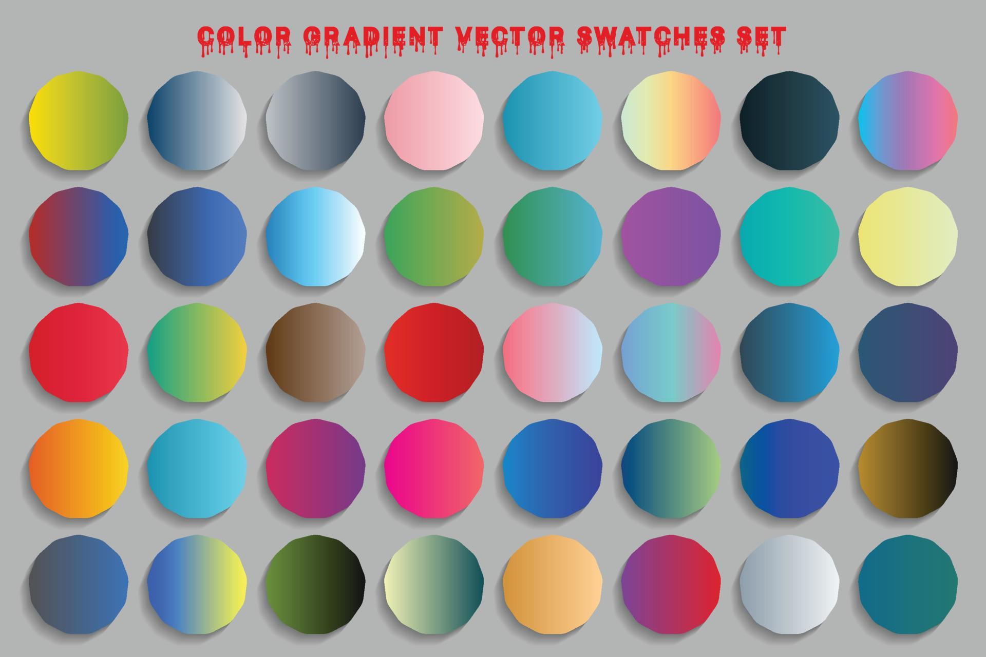 Colorful gradient background bright smooth vibrant set 22961501 Vector ...