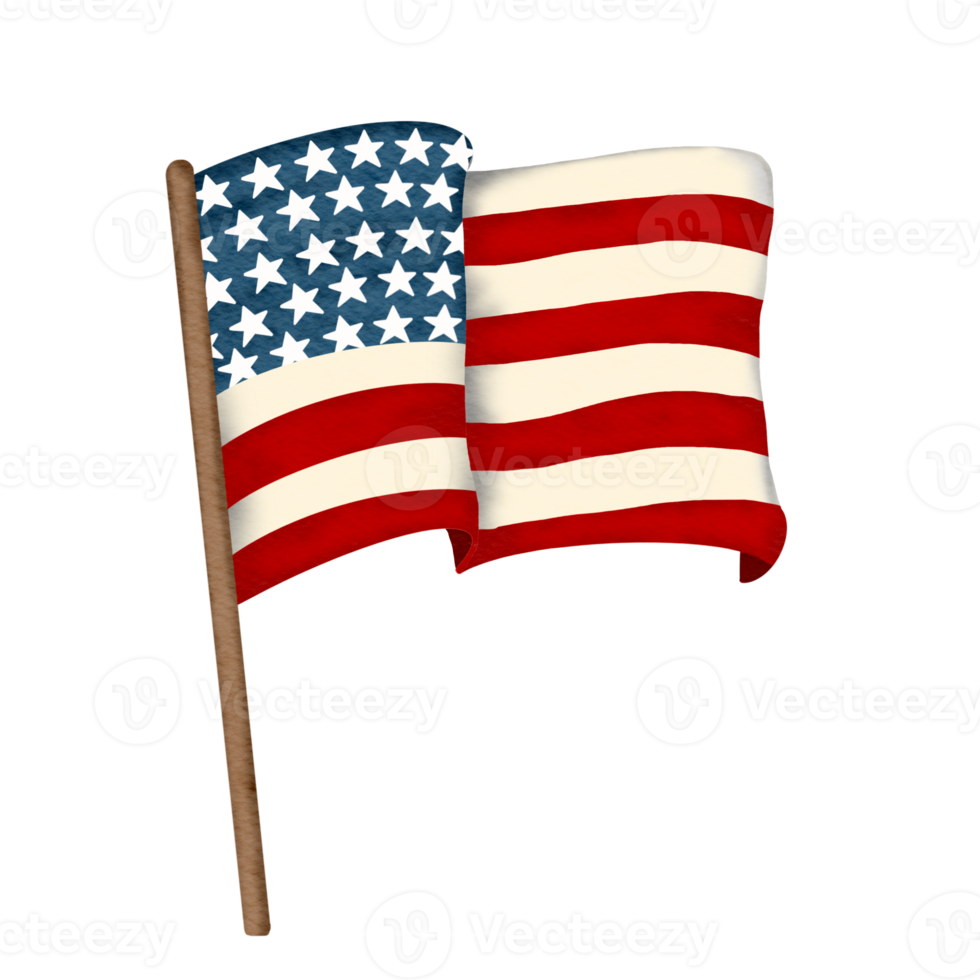 American Flag 4th Of July Independence Day Png Clipart 22962358 Png