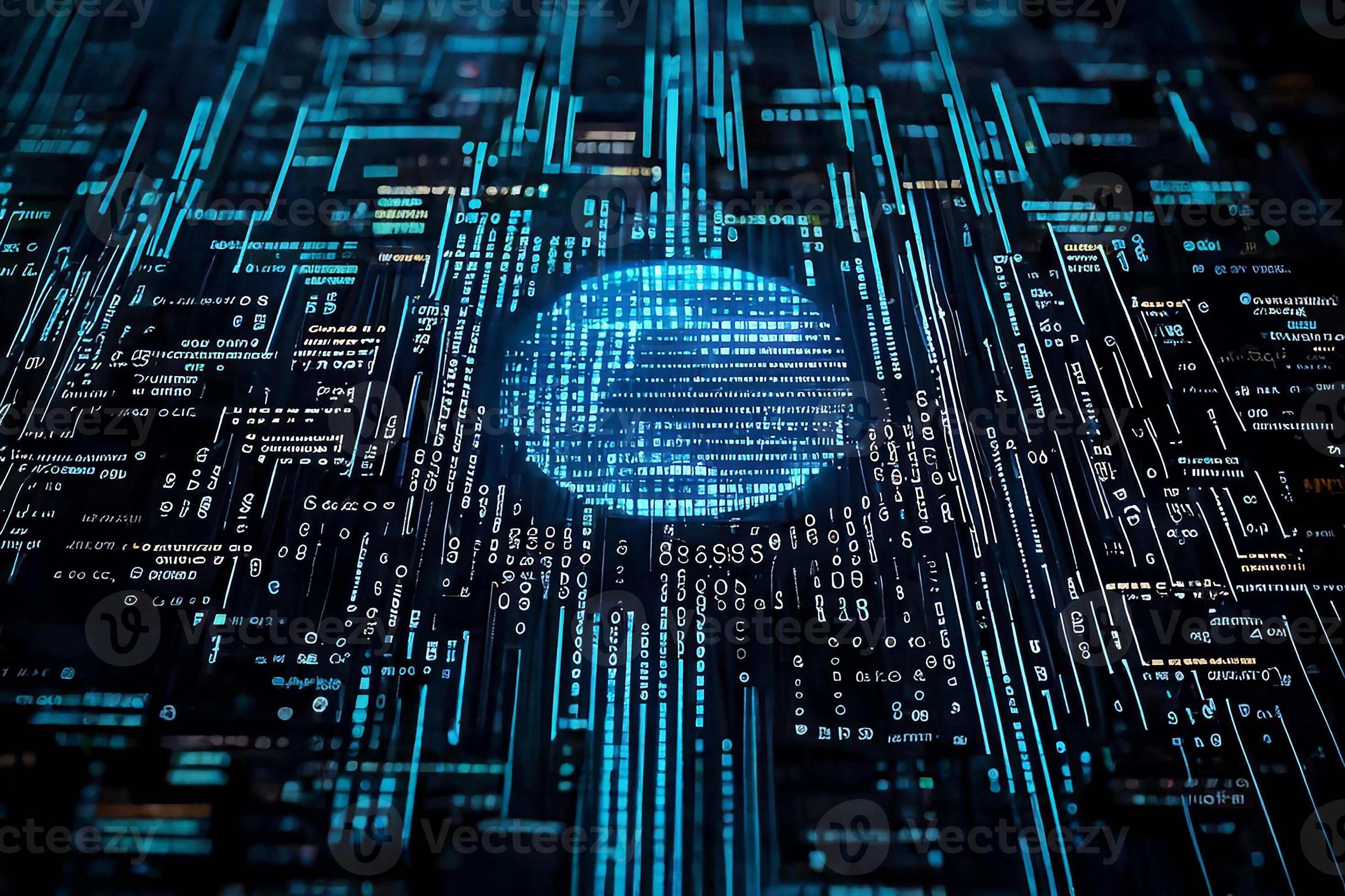 Binary code, digital cryptocurrency background. 22965925 Stock Photo at ...