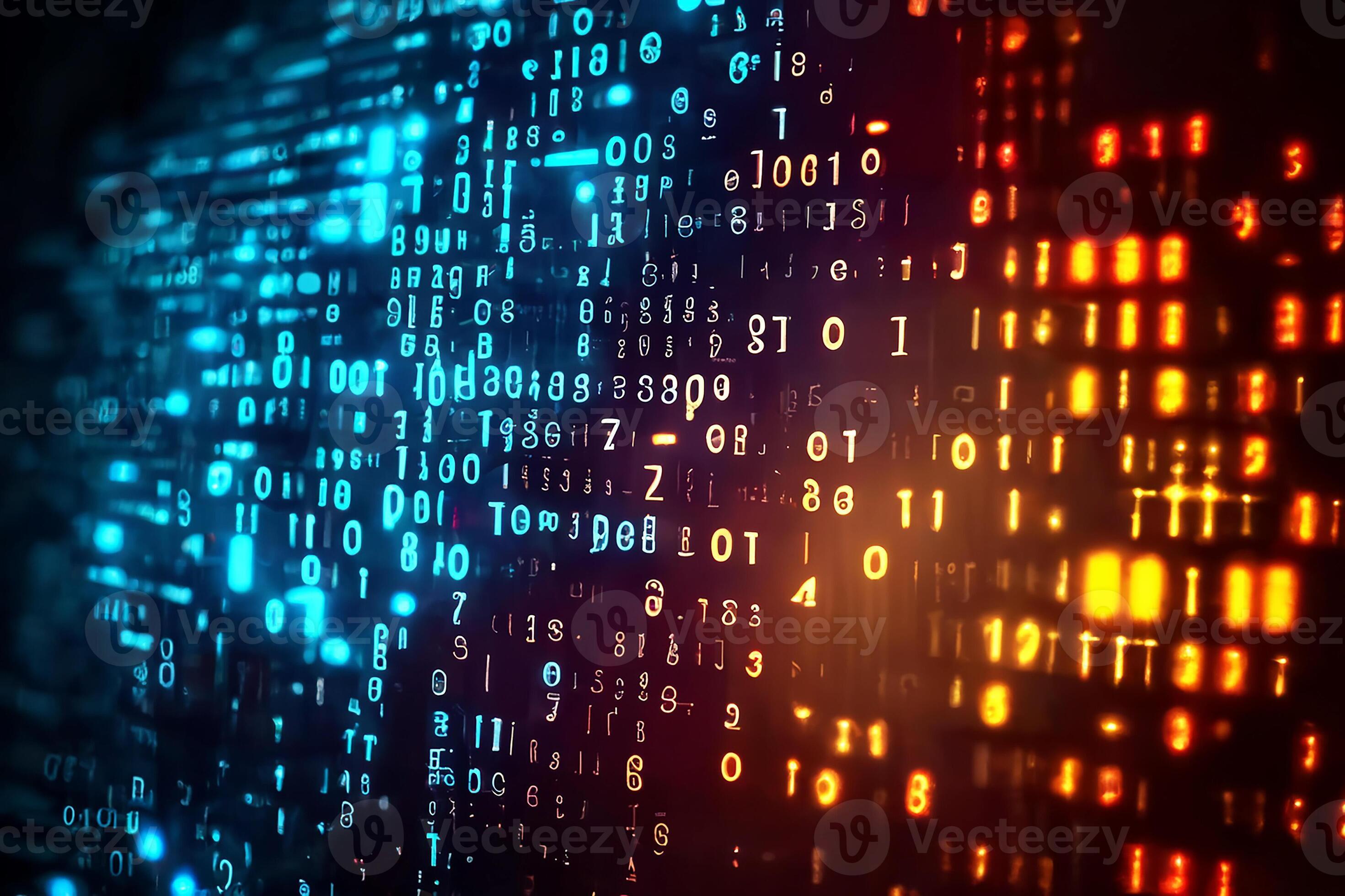 Binary code, digital cryptocurrency background. 22966113 Stock Photo at Vecteezy
