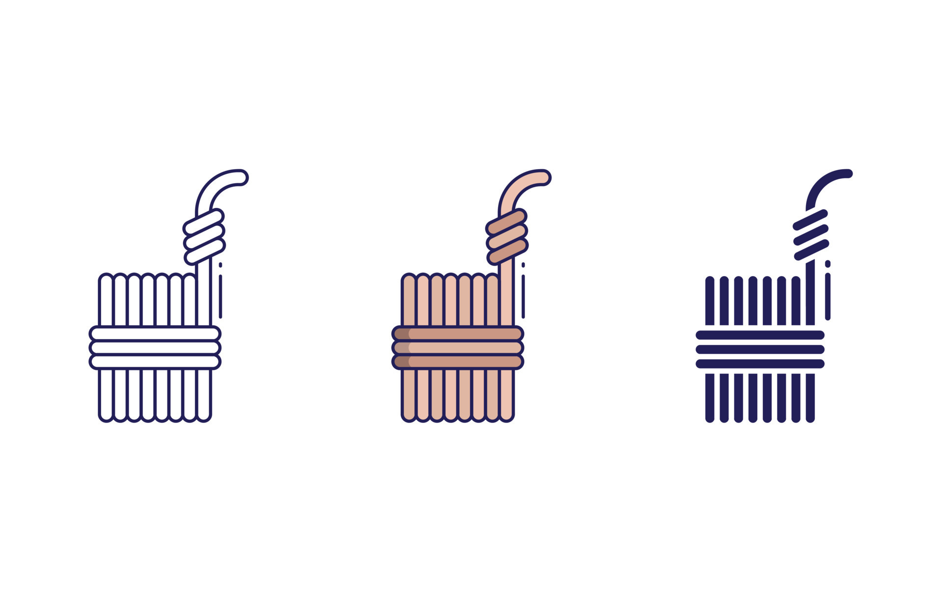 Rope vector icon 22967692 Vector Art at Vecteezy