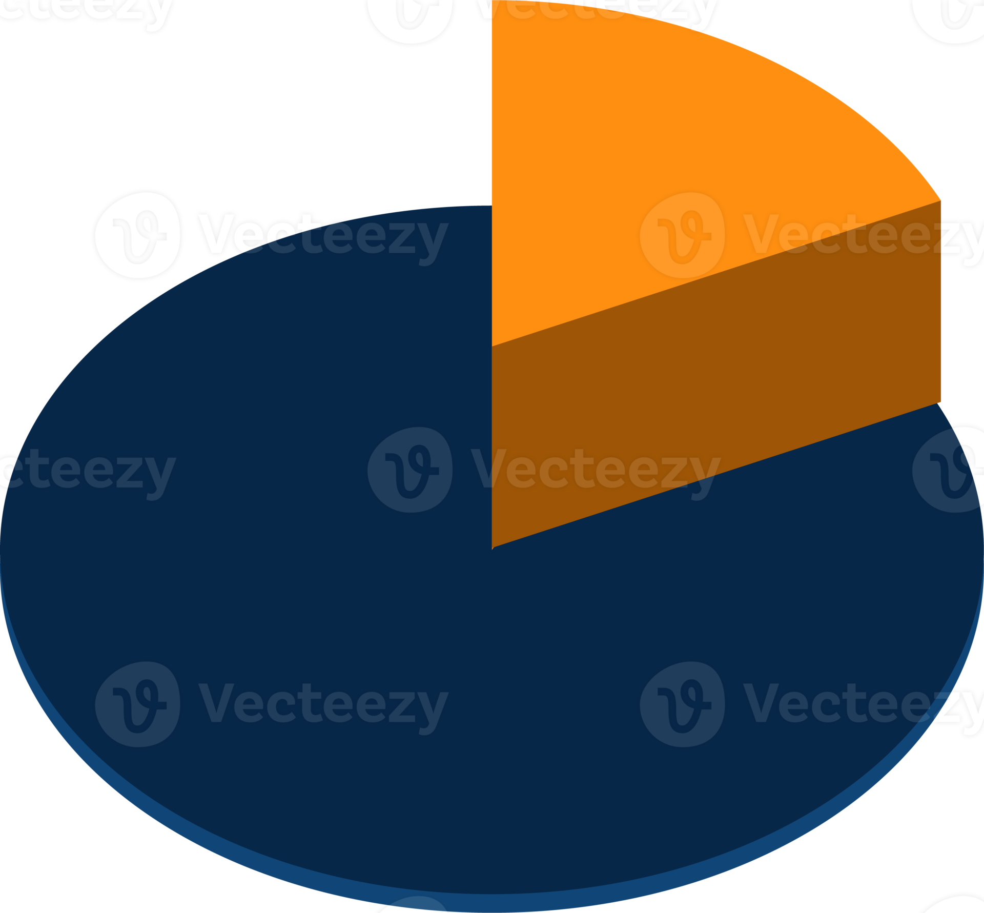 3d pie chart percentage .Infographic isometric puzzle circular template ...