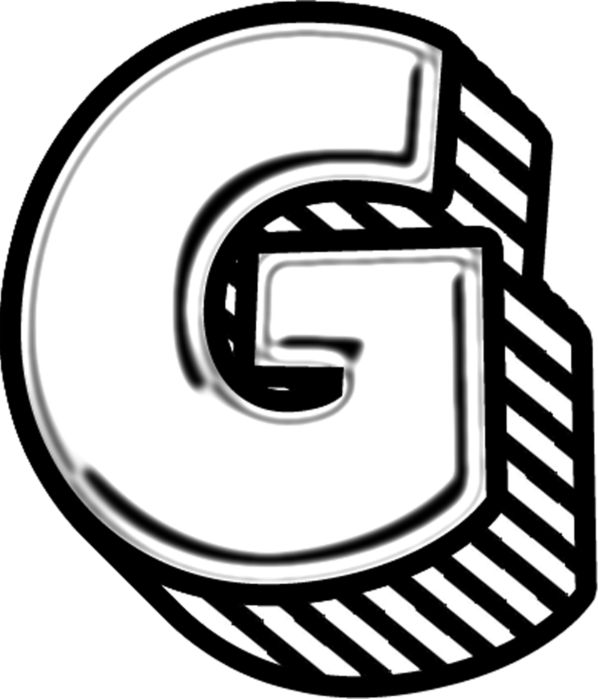 3d Letter G 3d G English Alphabet, G Alphabet, Letters PNG Transparent