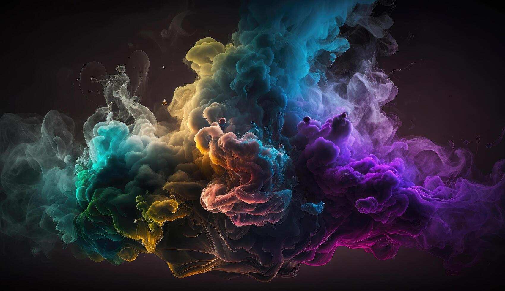 Abstract colorful of smoke background, neon light through smoke or fog ... Abstract colorful of smoke background, neon light through smoke or fog ...
