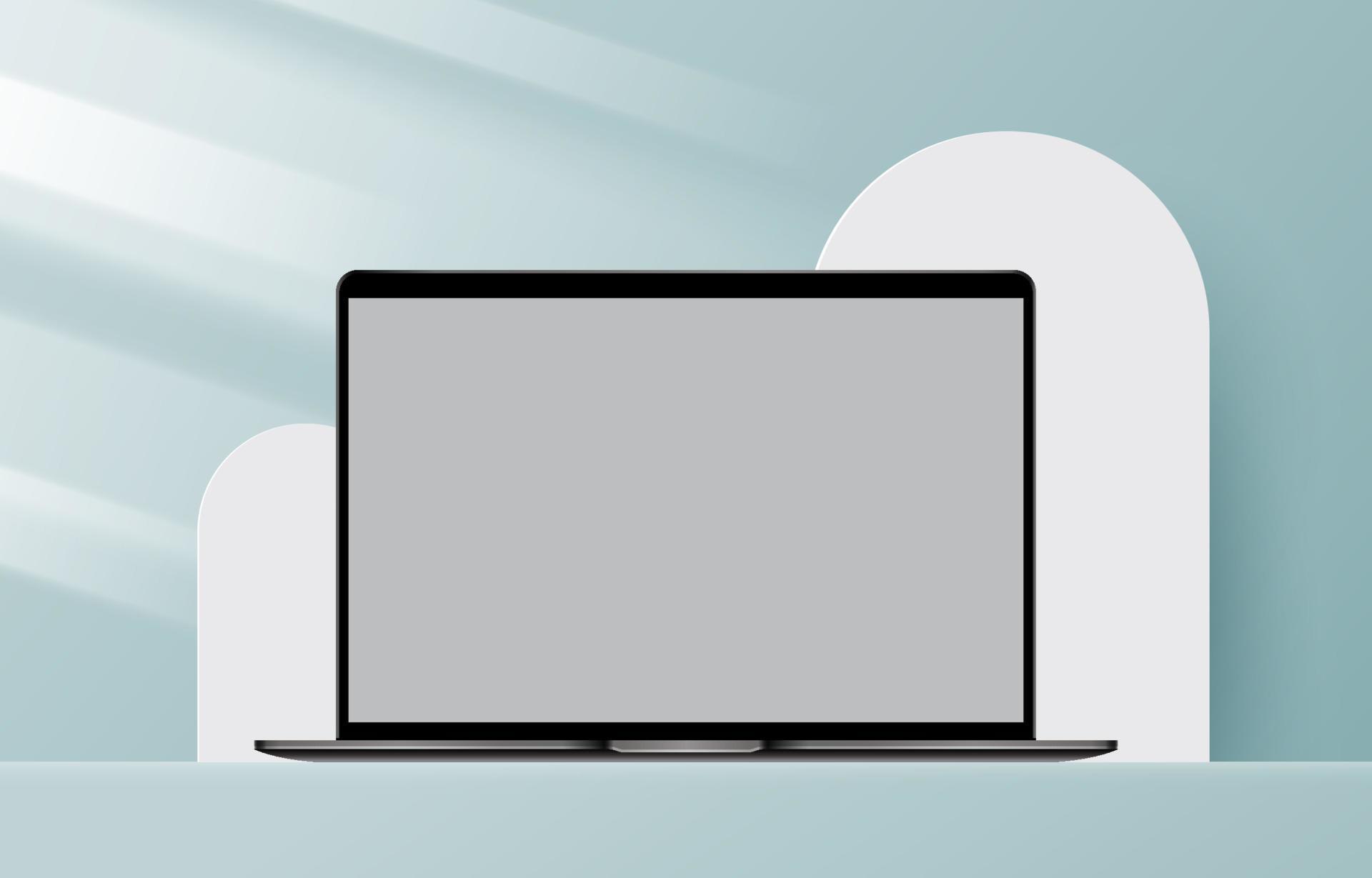 Realistic Laptop Mockup 22980244 Vector Art at Vecteezy