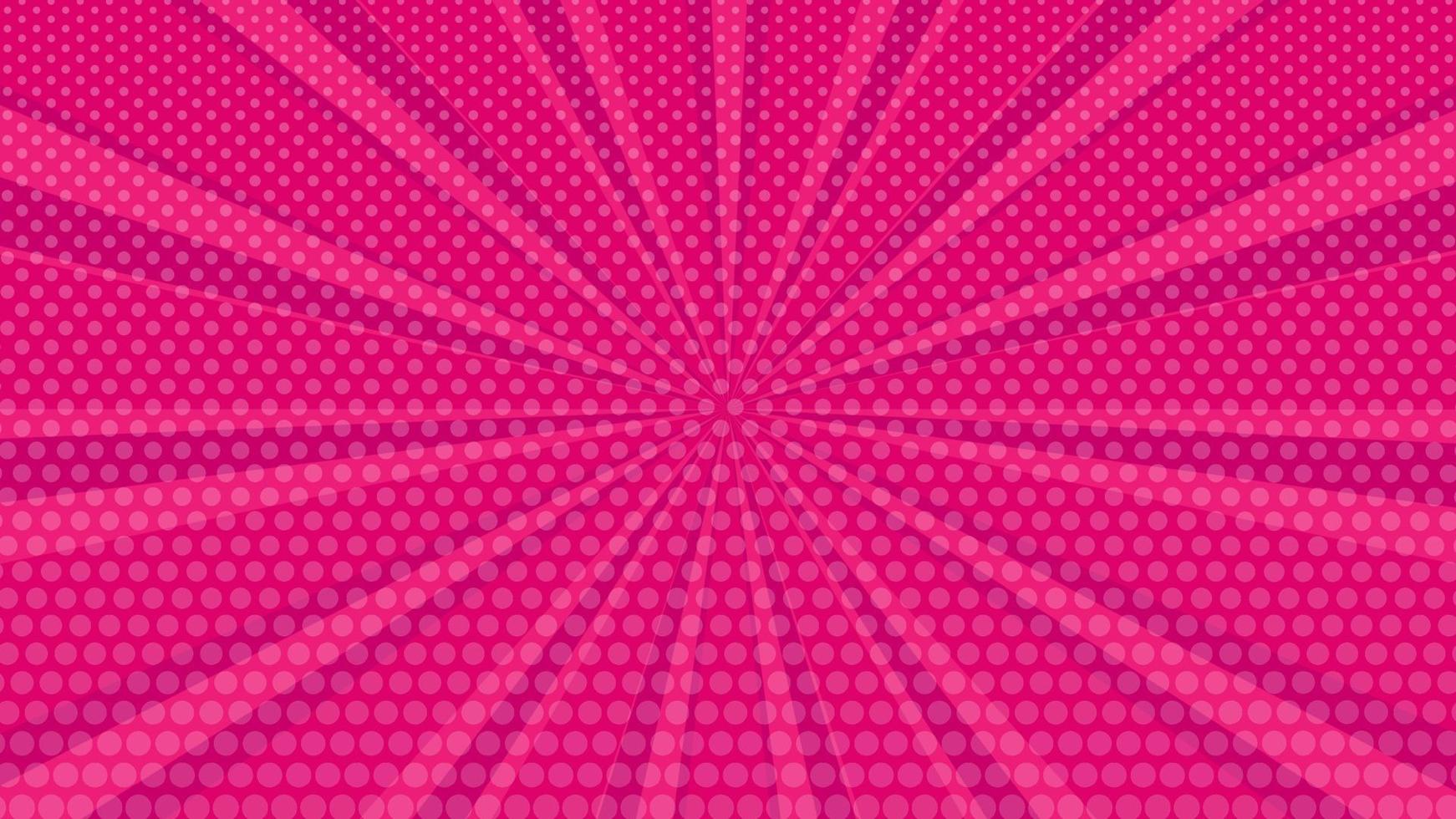 Pink comic book page background in pop art style with empty space ...