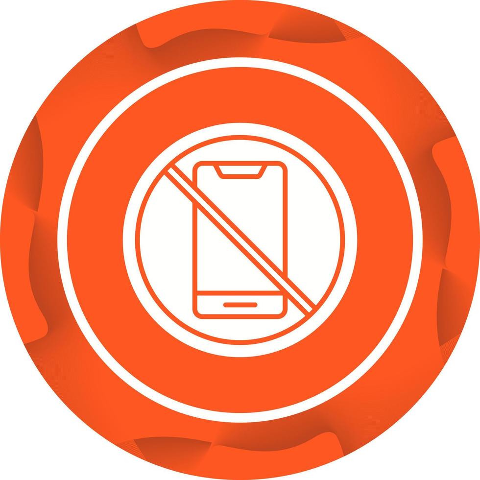 No Cell Phone Vector Icon 22986069 Vector Art at Vecteezy