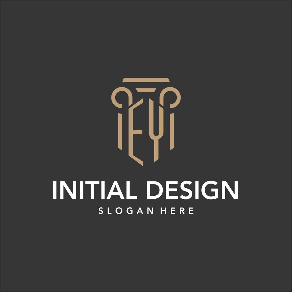 EY logo monogram with pillar style design 22988574 Vector Art at Vecteezy EY logo monogram with pillar style design 22988574 Vector Art at Vecteezy