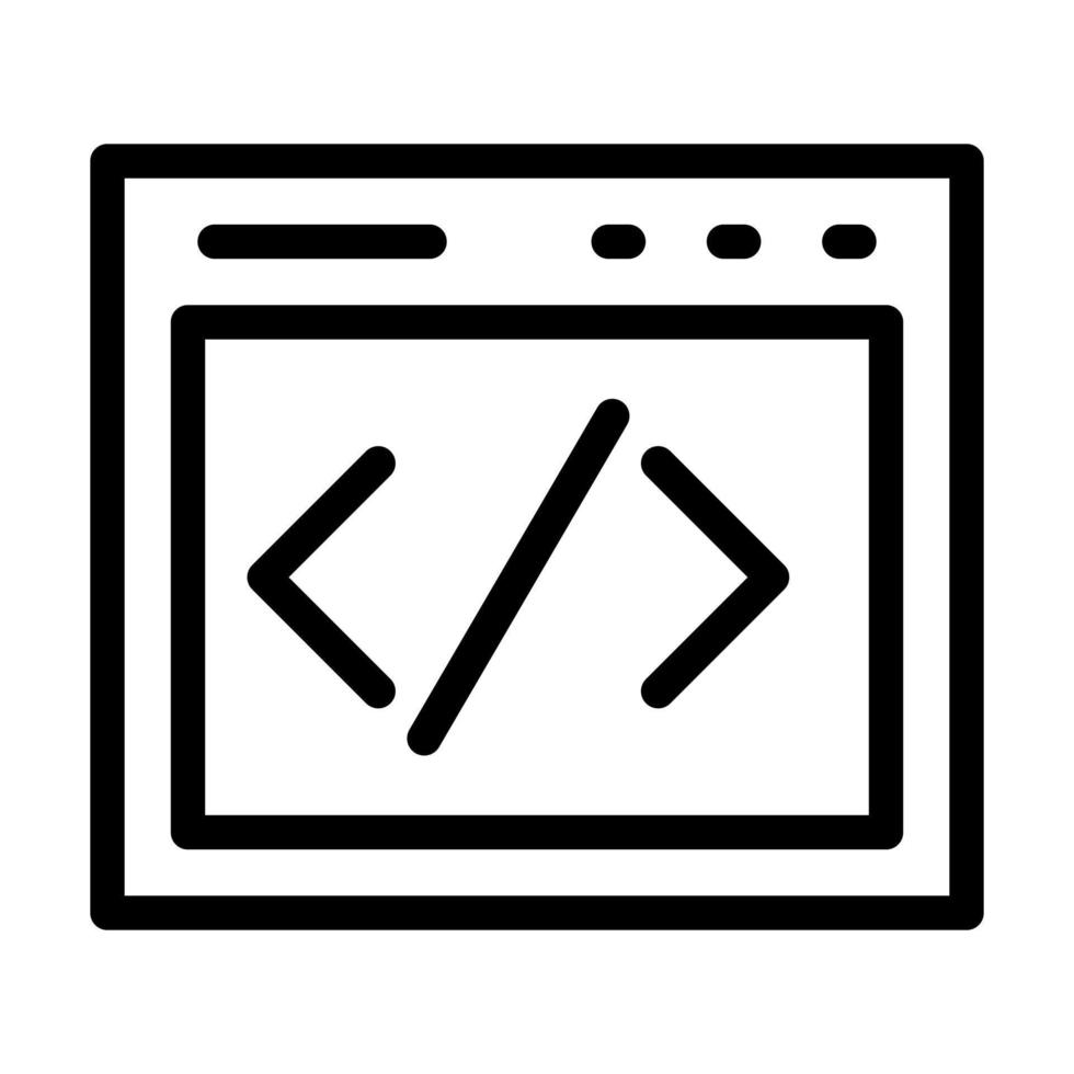 Coding Icon Design 22993335 Vector Art at Vecteezy