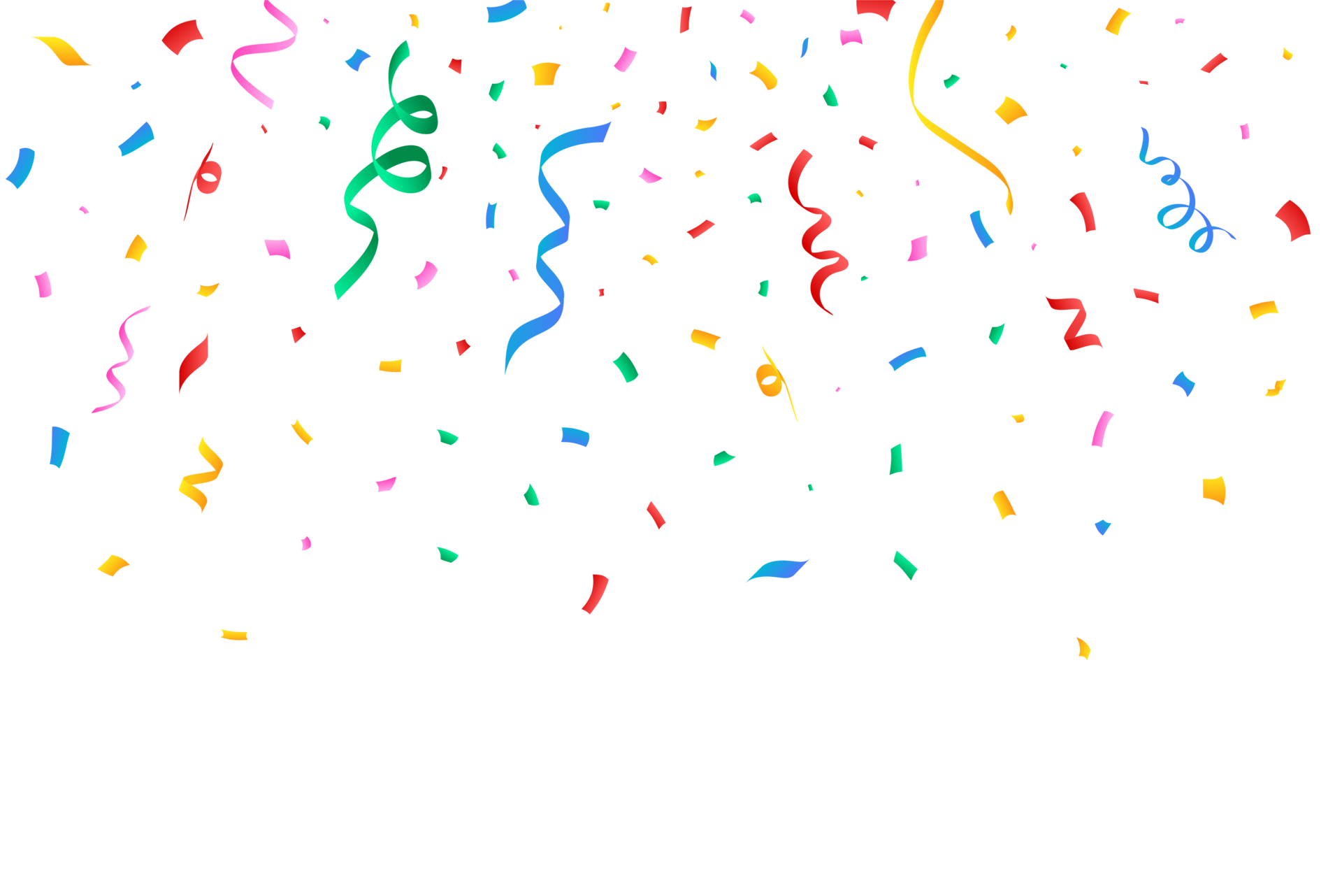 Confetti PNG for the festival background. Colorful party ribbon and ... Confetti PNG for the festival background. Colorful party ribbon and ...