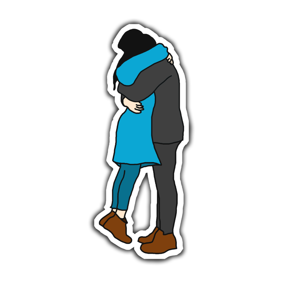 Couple Hugging Each Other 22994689 Png
