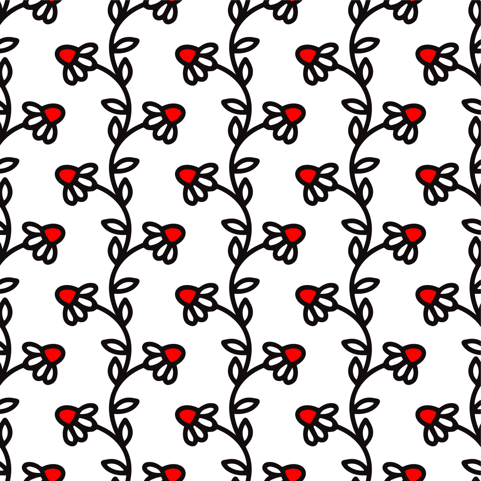 Free Seamless Linear Pattern With Chamomile Flowers 22995228 Png With