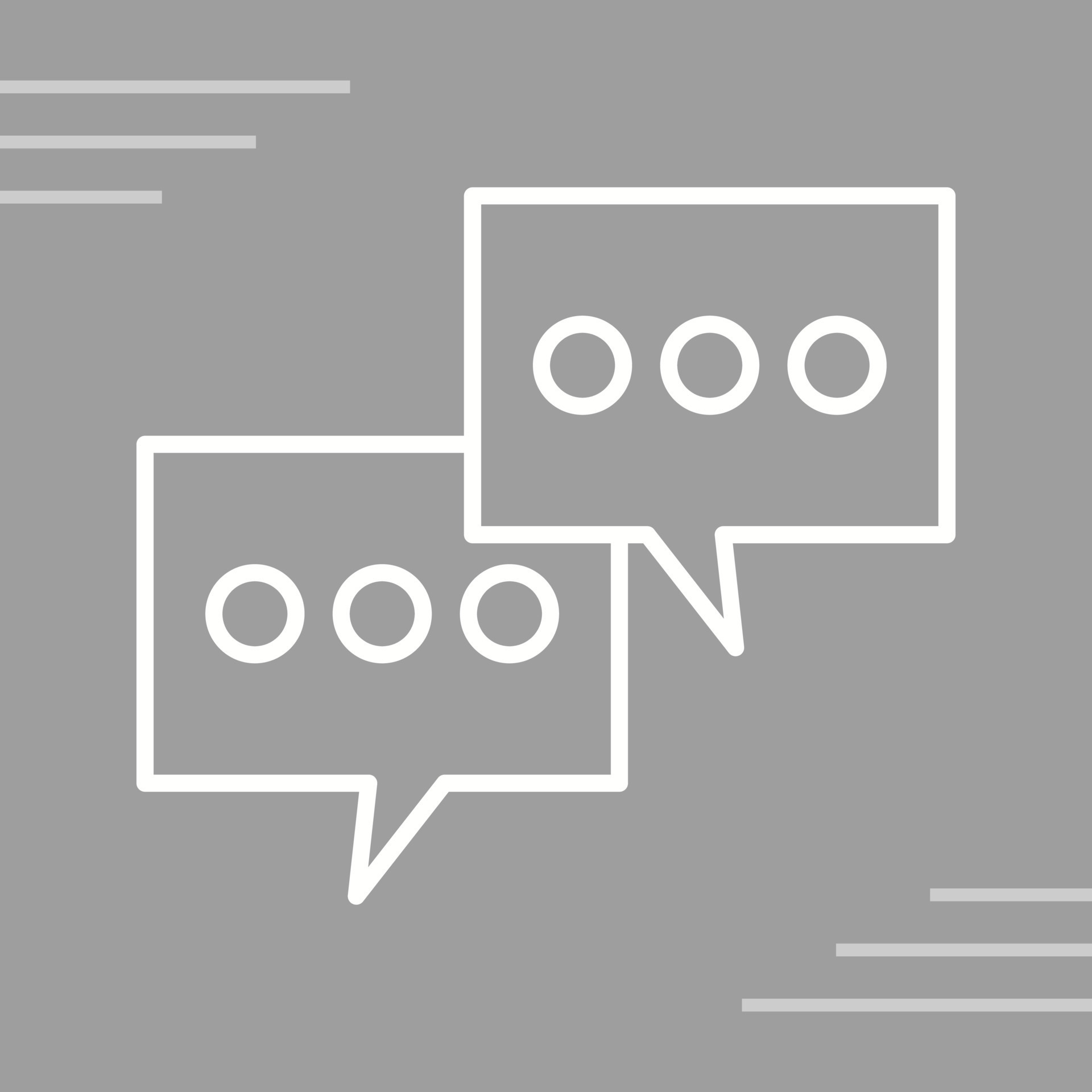 Double Message Bubble Vector Icon 22996677 Vector Art at Vecteezy