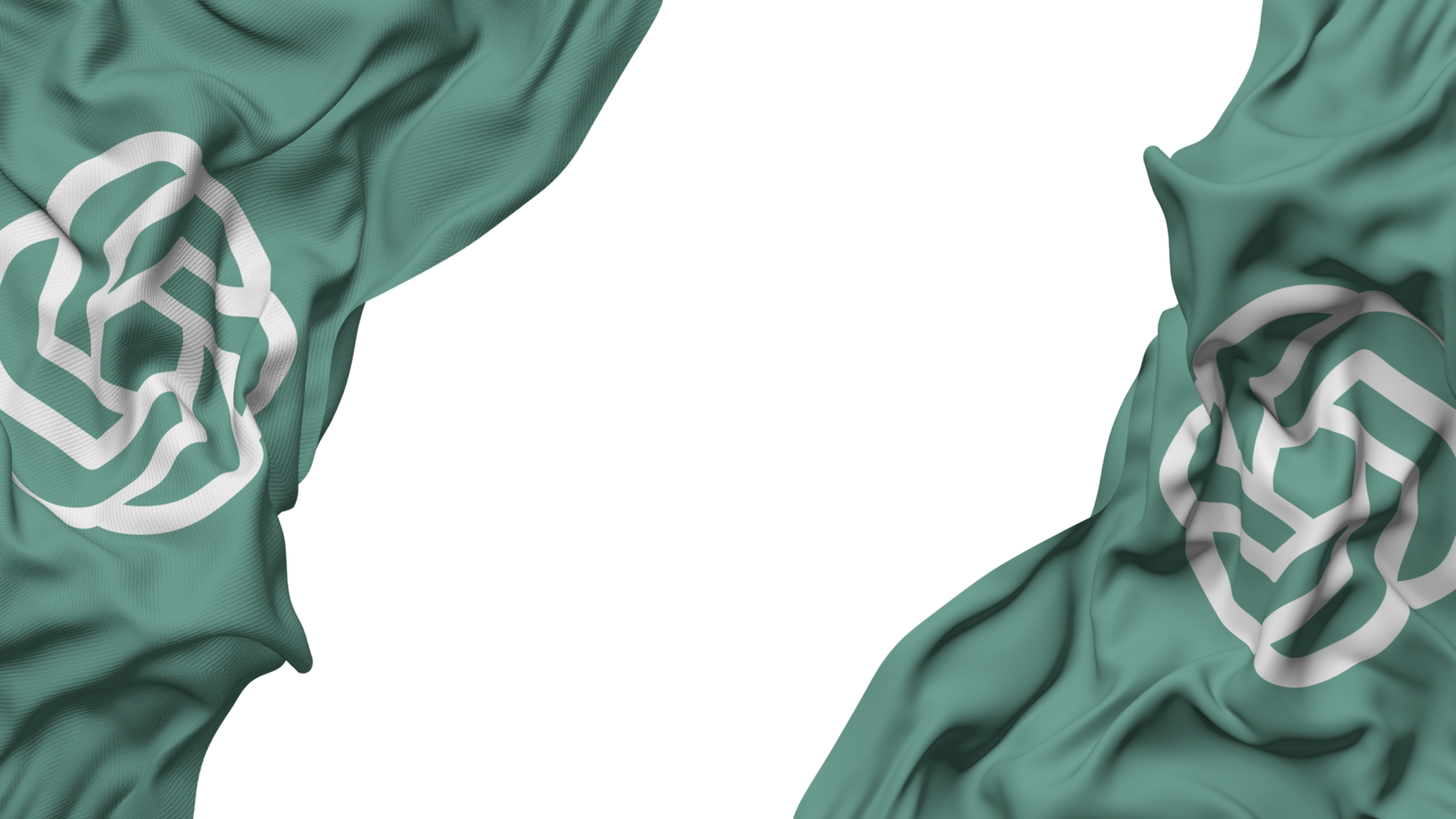 ChatGPT OpenAI Flag Cloth Wave Banner in the Corner with Bump and Plain Texture, Isolated, 3D ...