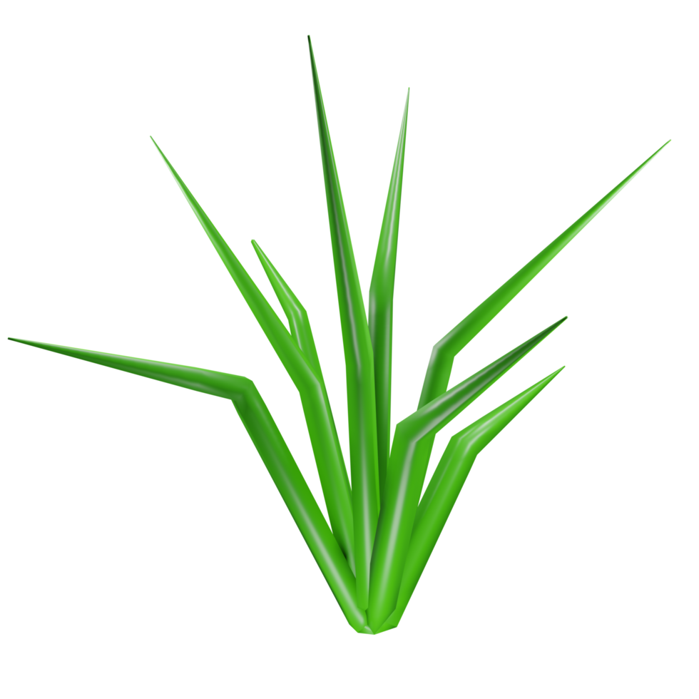 3d Grass Illustration With Low Poly Style 22998663 Png