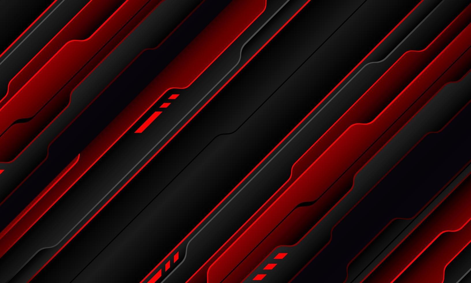 Abstract Red Grey Black Cyber Slash Geometric Layer Overlap Design Modern Futuristic Technology