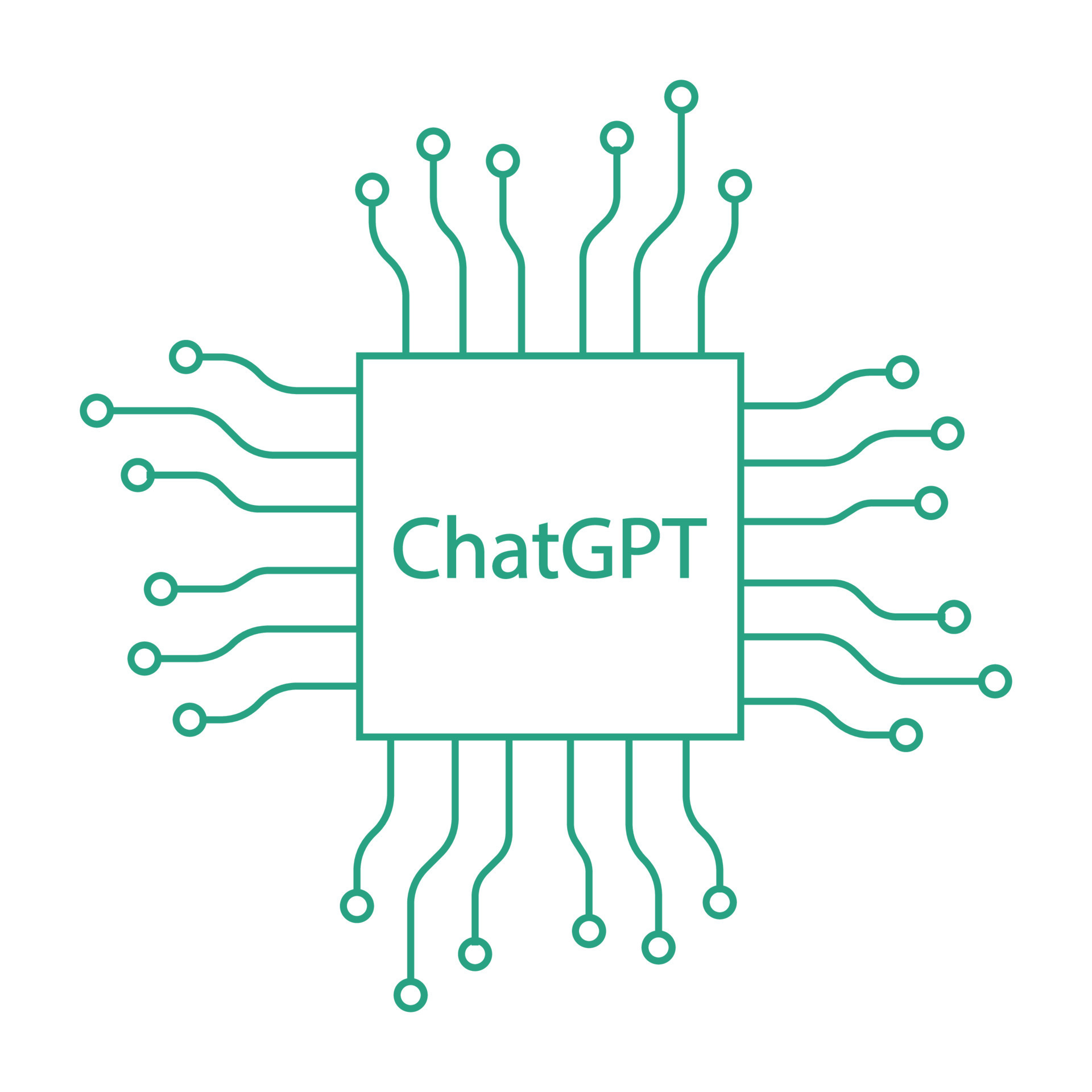 Openai And Chatgpt Artificial Intelligence Technology Chatbot System Helper Chat Bot Symbol Ai