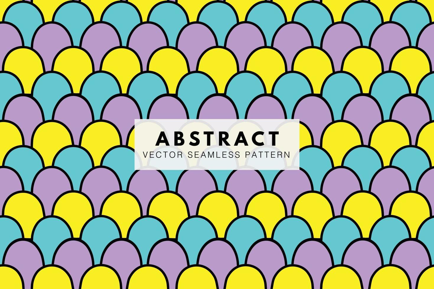 Colorful Curve Shapes Abstract Seamless Repeating Pattern 23006763