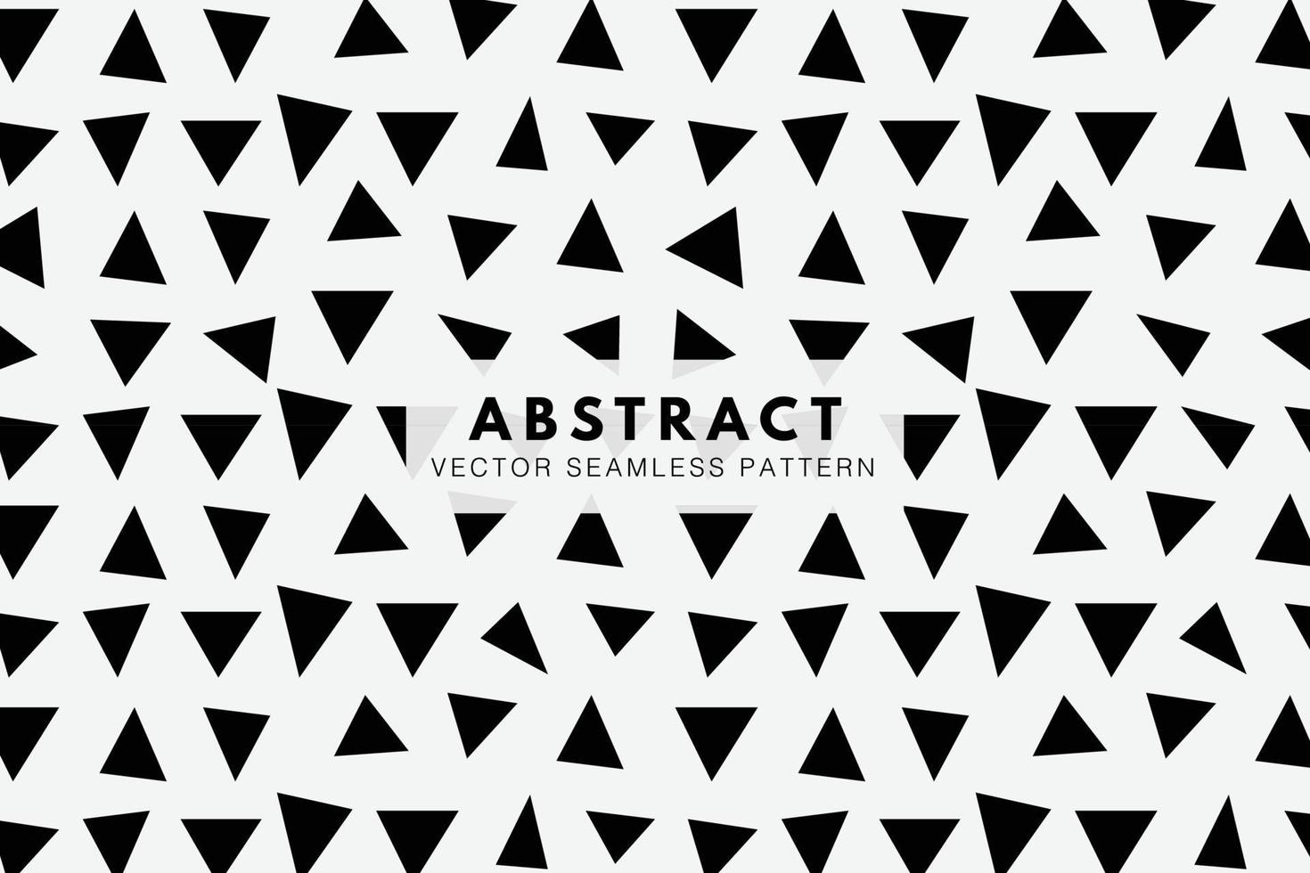 Black Triangle Geometric Shapes Abstract Seamless Repeating Pattern